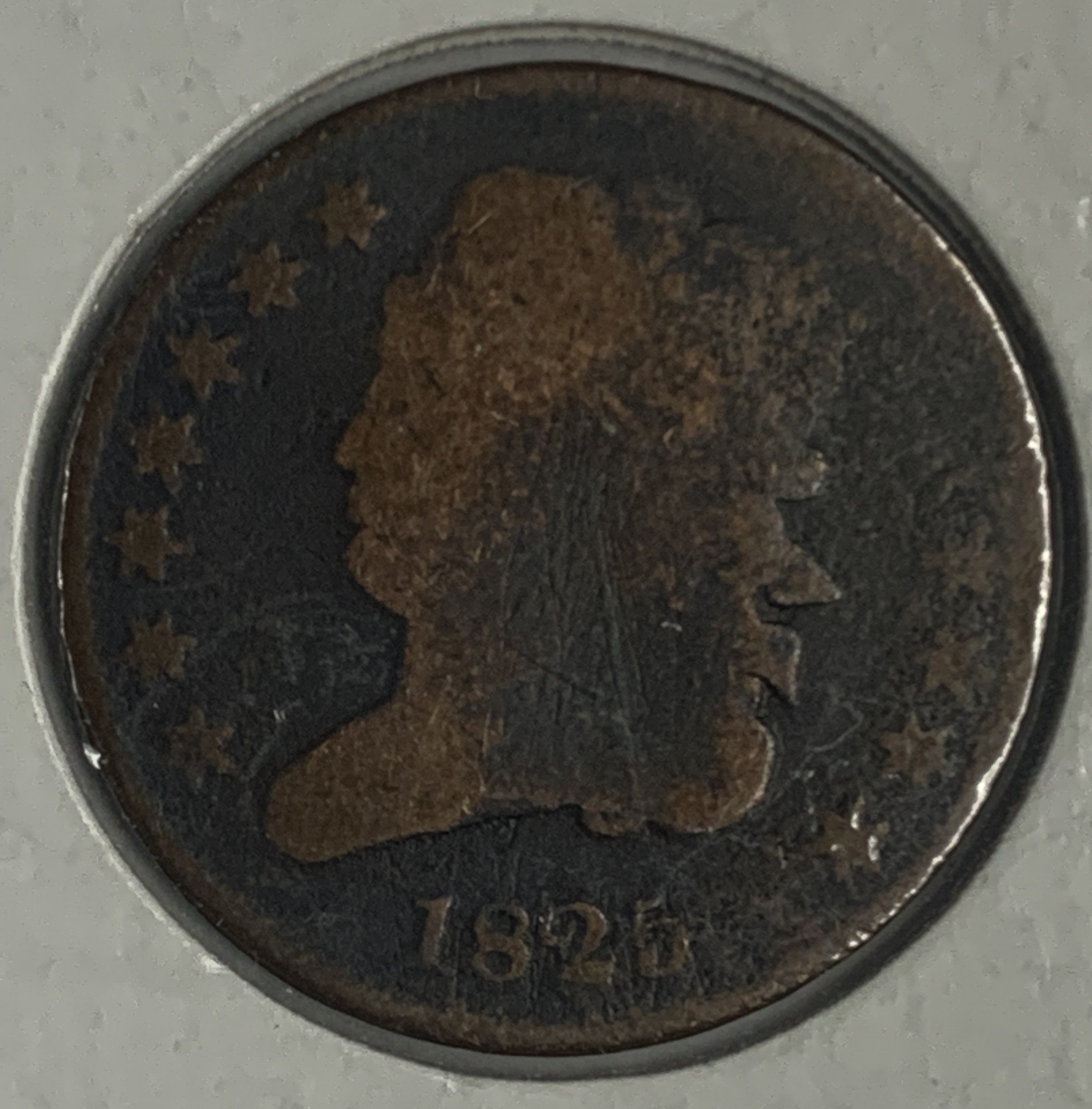 1825 Half Cent , Circ (7461) - For Sale, Buy Now Online - Item #845582