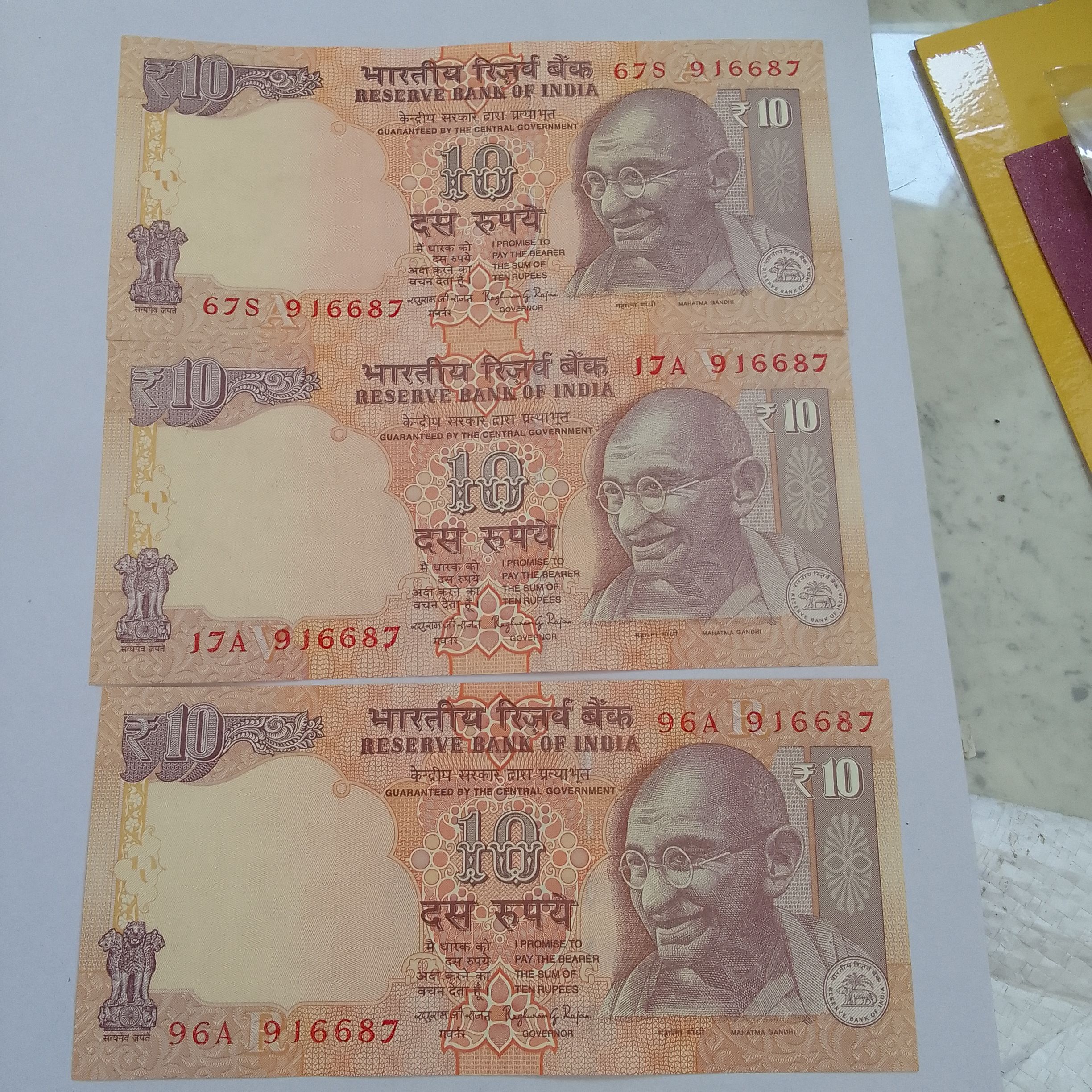 916687 x 3 INDIA NOTES..Year 2013. 14..16.. - For Sale, Buy Now Online ...