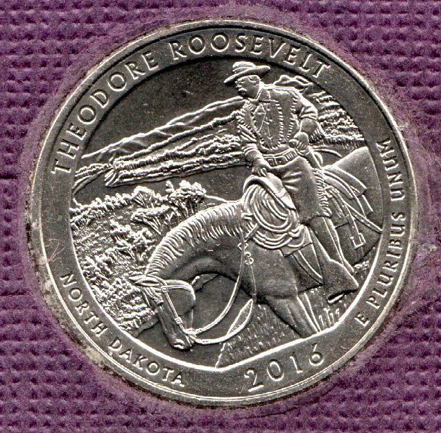 2016 P Theodore Roosevelt America The Beautiful Quarters - #10-021 ...
