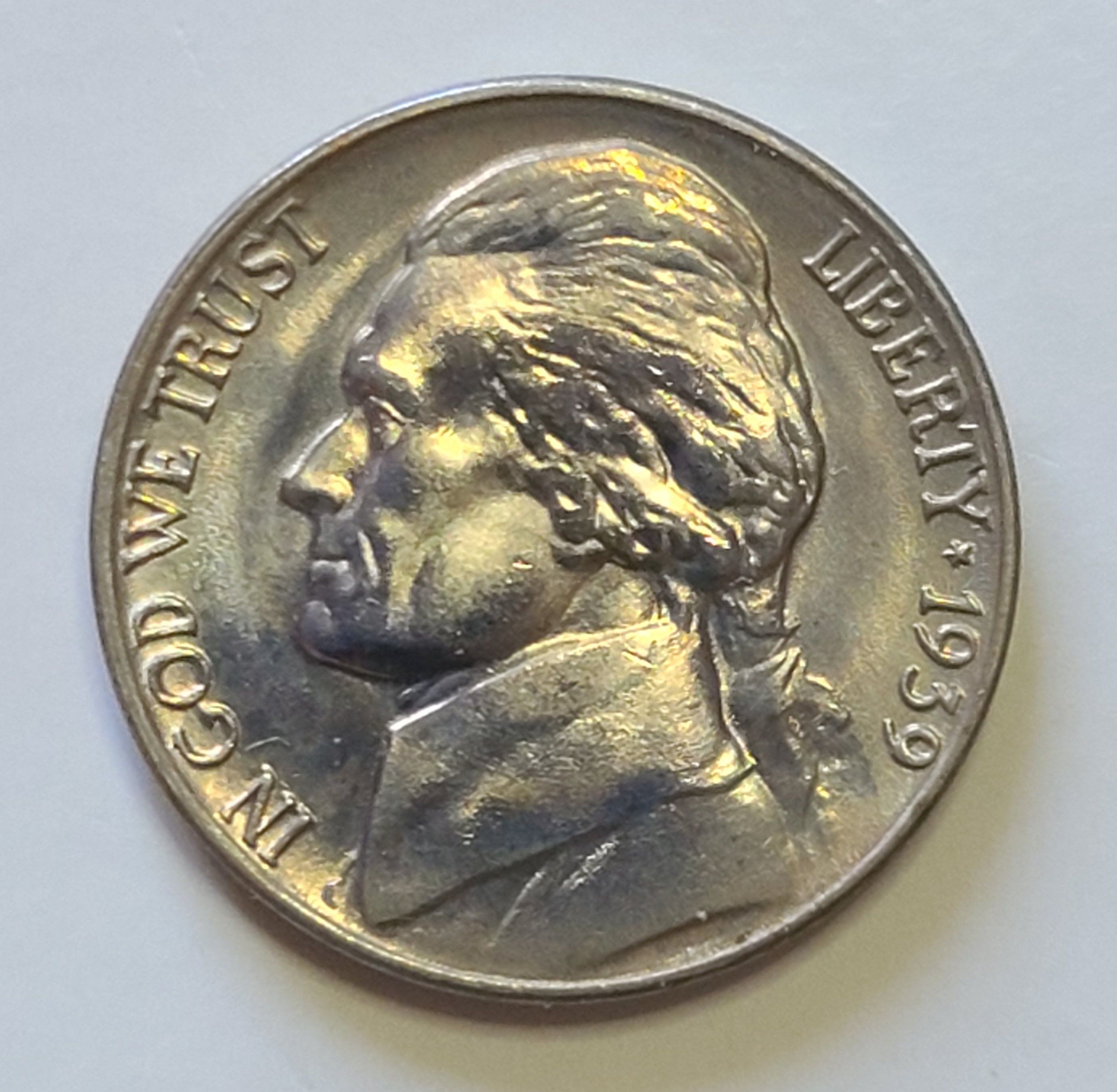 1939 Type 2 Jefferson Nickel MS-63 (Choice BU) Strong Strike - For Sale ...