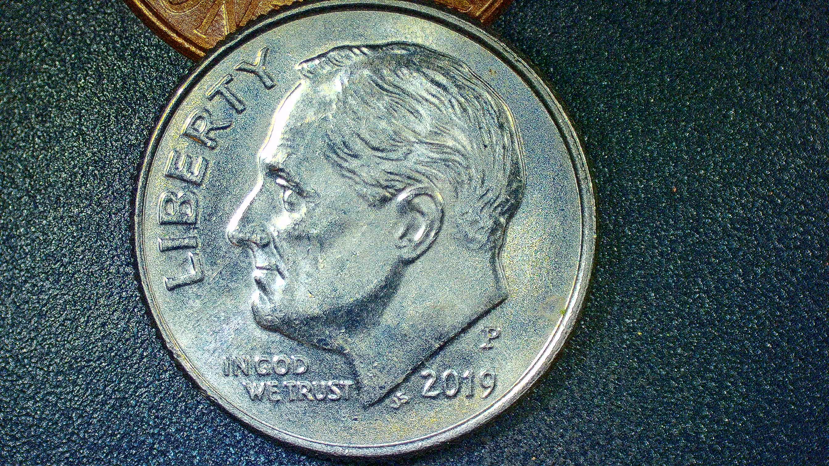 2019 P Roosevelt Dime Gem Brilliant Uncirculated Beautiful Toning Full ...