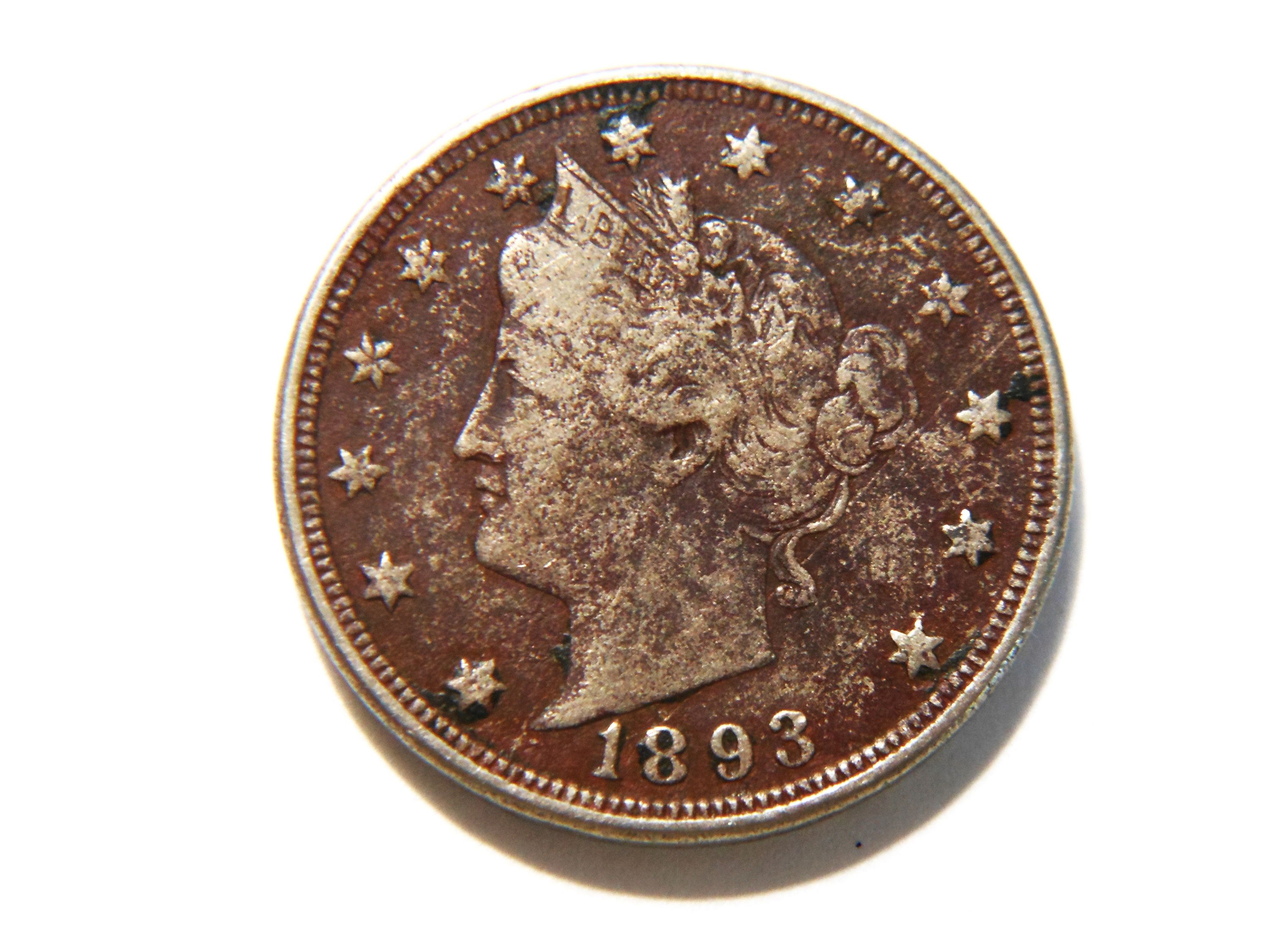 1893 Liberty V Nickel - For Sale, Buy Now Online - Item #849090