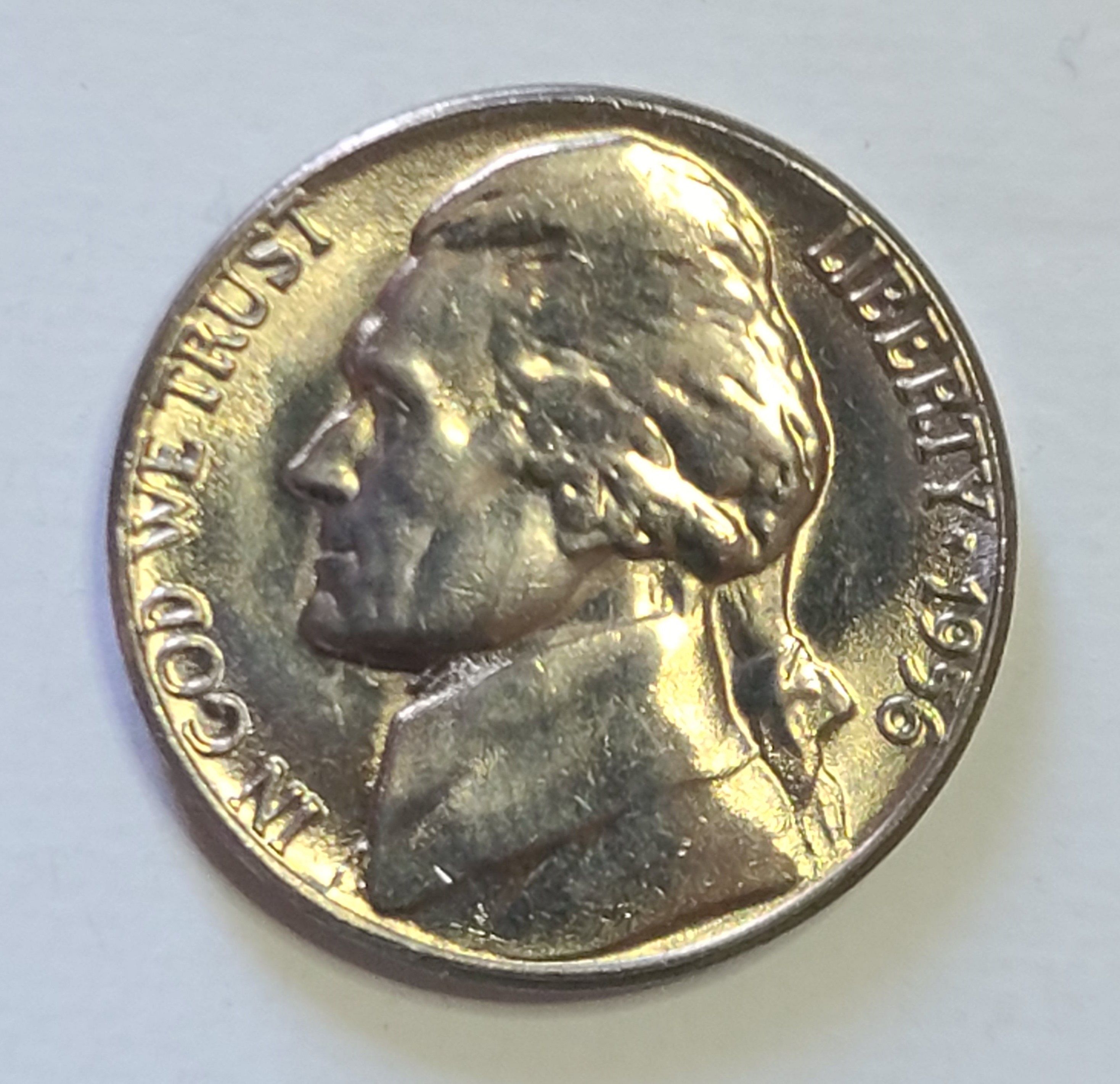 1956 Jefferson Nickel MS-64 (Near Gem) Average Strike - For Sale, Buy ...