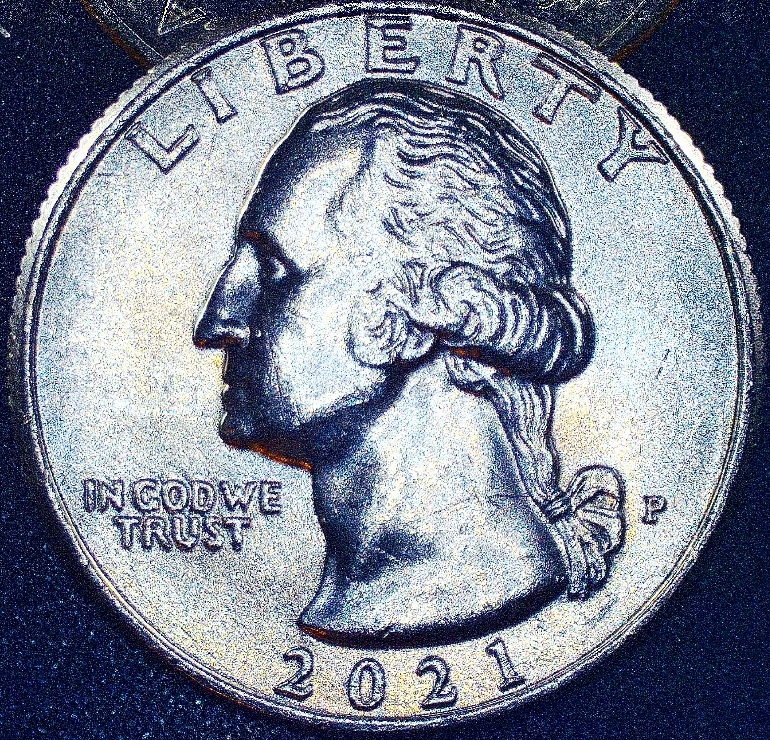2021 P Washington Quarter Gem Brilliant Uncirculated - For Sale, Buy ...
