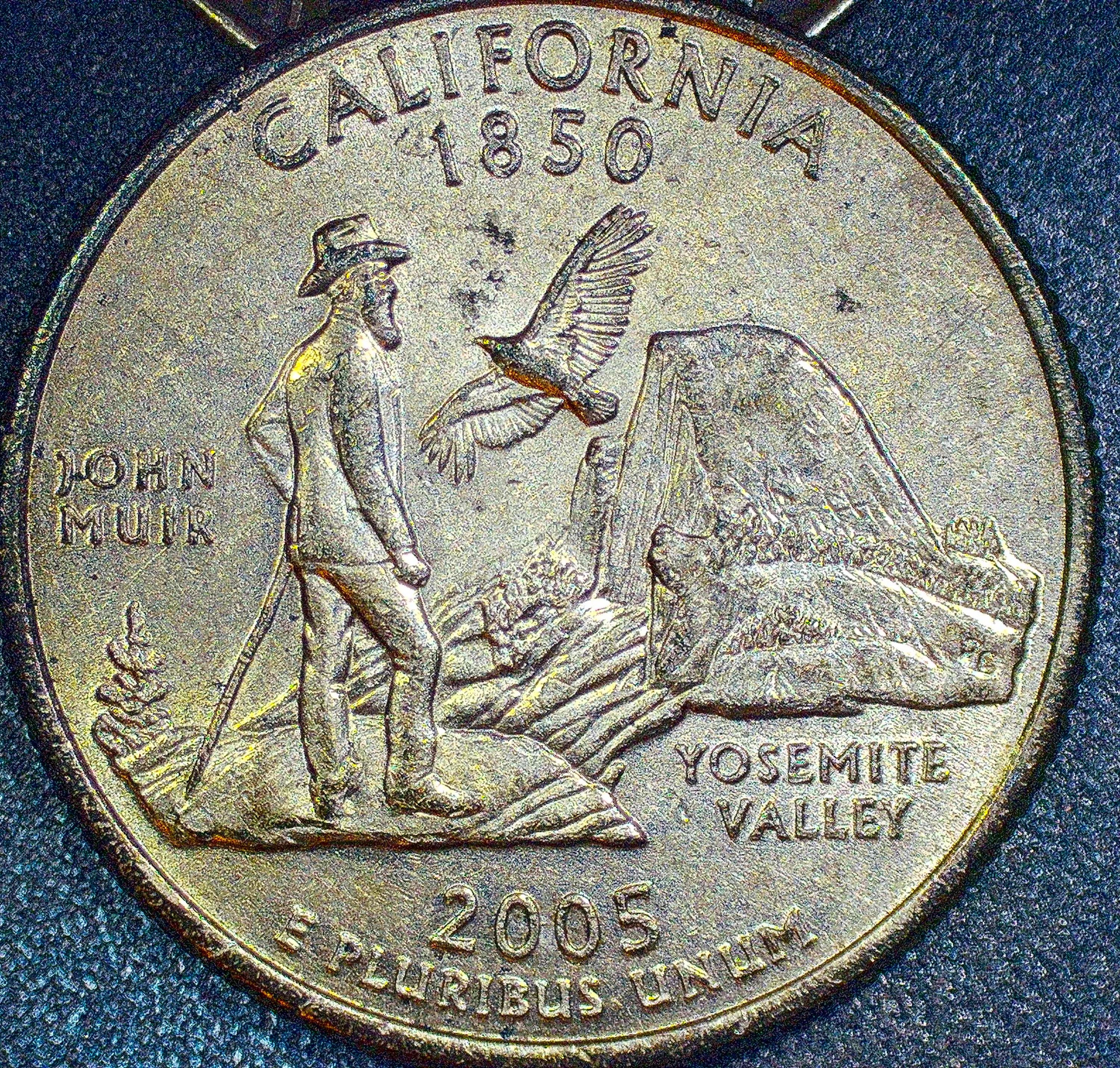 2005 P California 50 States and Territories Quarter Gold toning - For ...