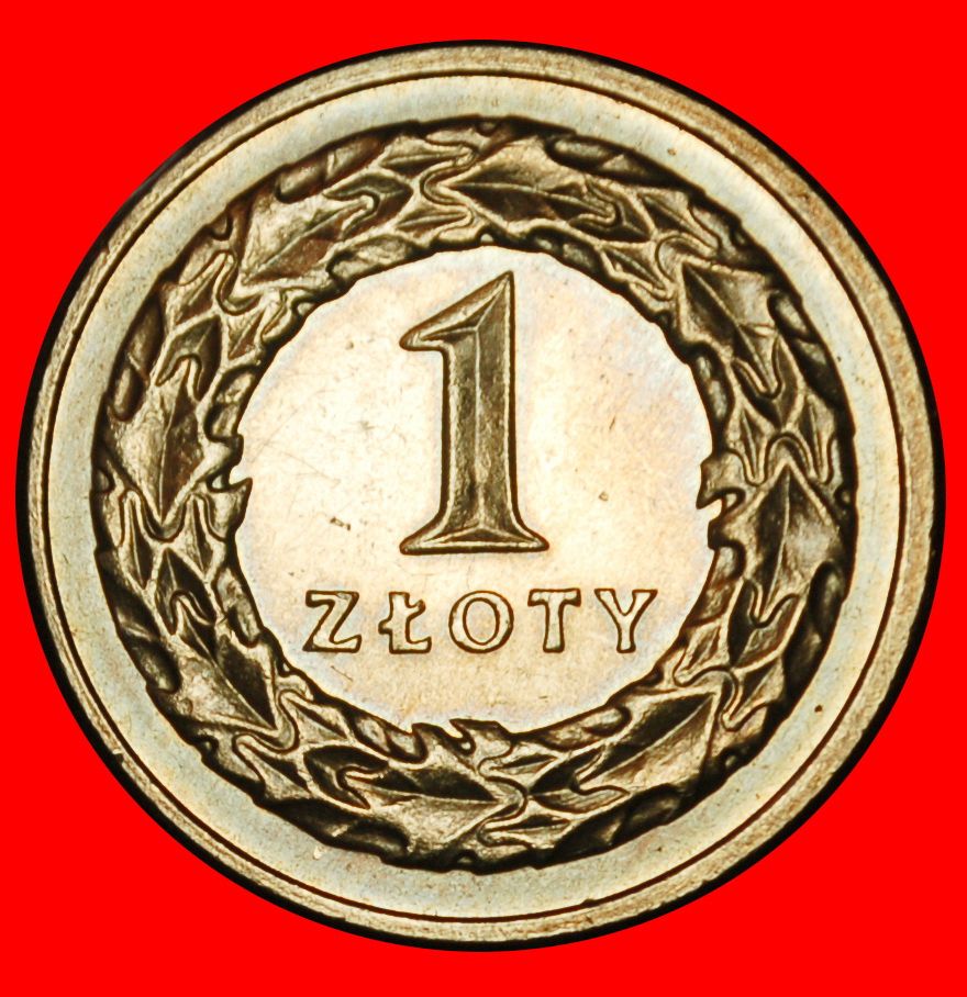 PRIVATE MINT (1990-2016): POLAND ★ 1 ZLOTY 1991! UNC MINT LUSTRE! - For ...