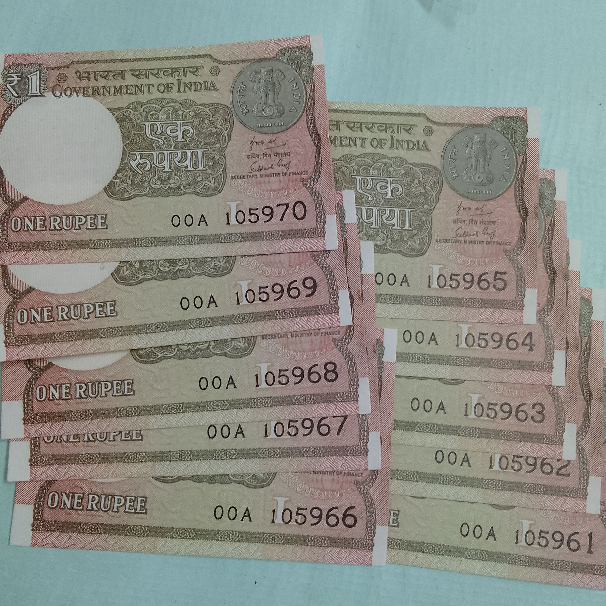 India ..2018...105961 to 970...10 Notes..see Border - For Sale, Buy Now ...