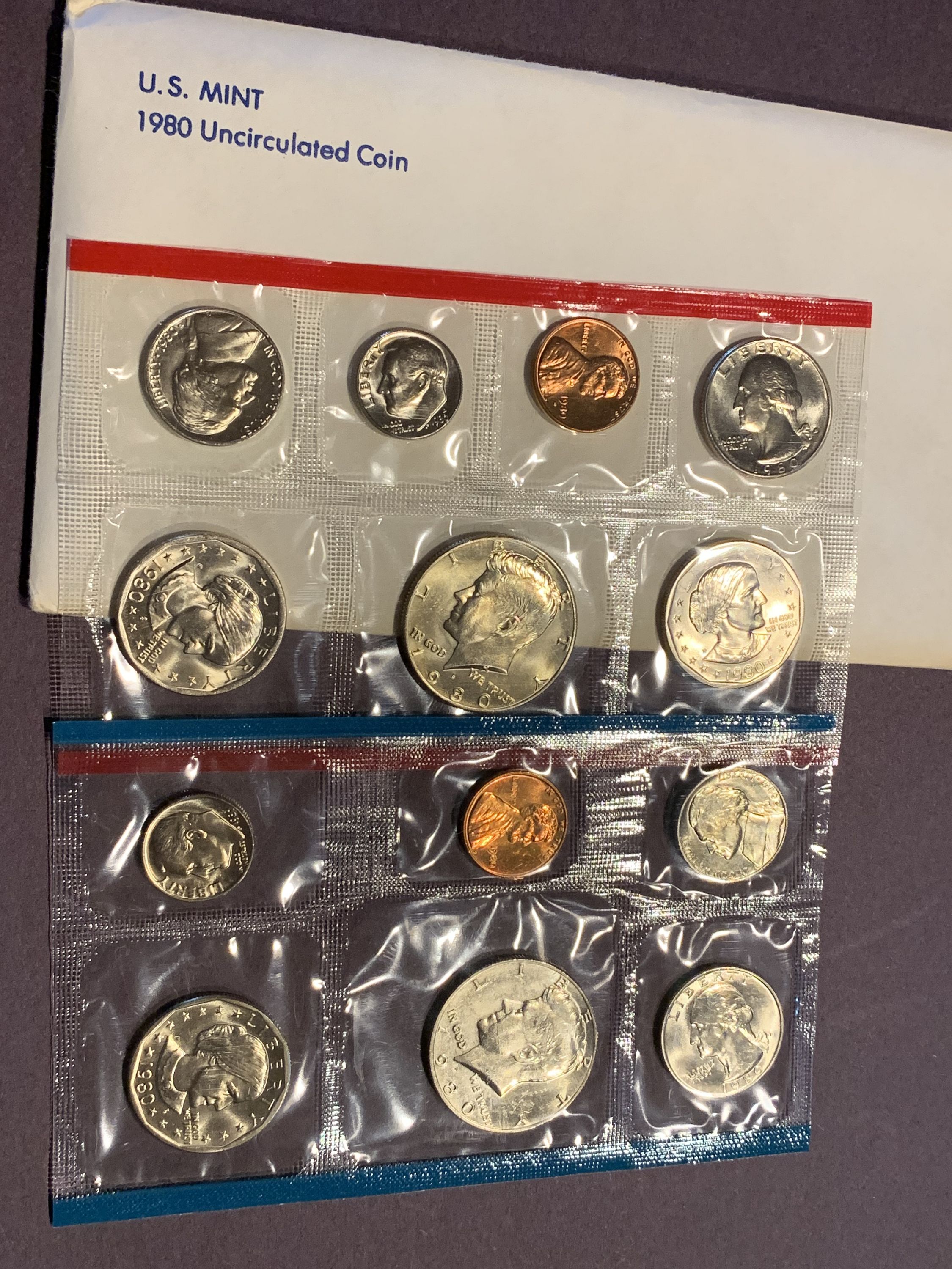 1980 US MINT SET IN ORIGINAL GOVERMENT PACKAGING - For Sale, Buy Now ...