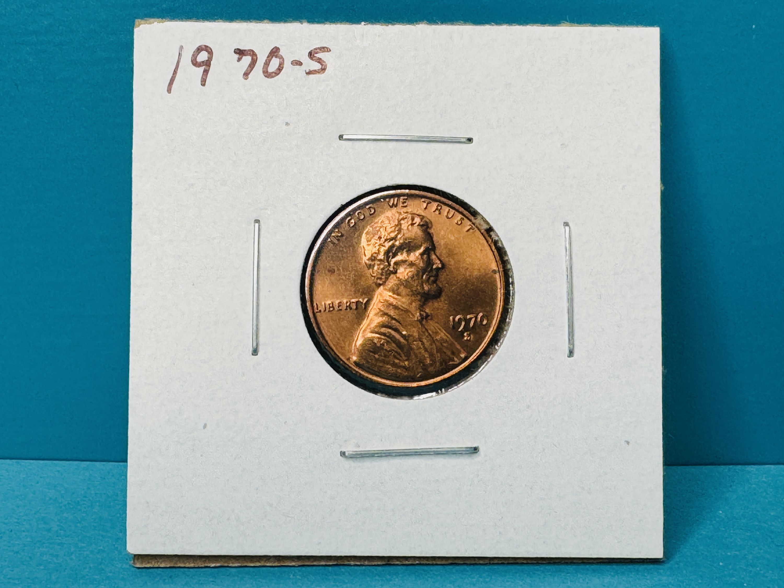1970-S Lincoln Memorial Cent - For Sale, Buy Now Online - Item #857838
