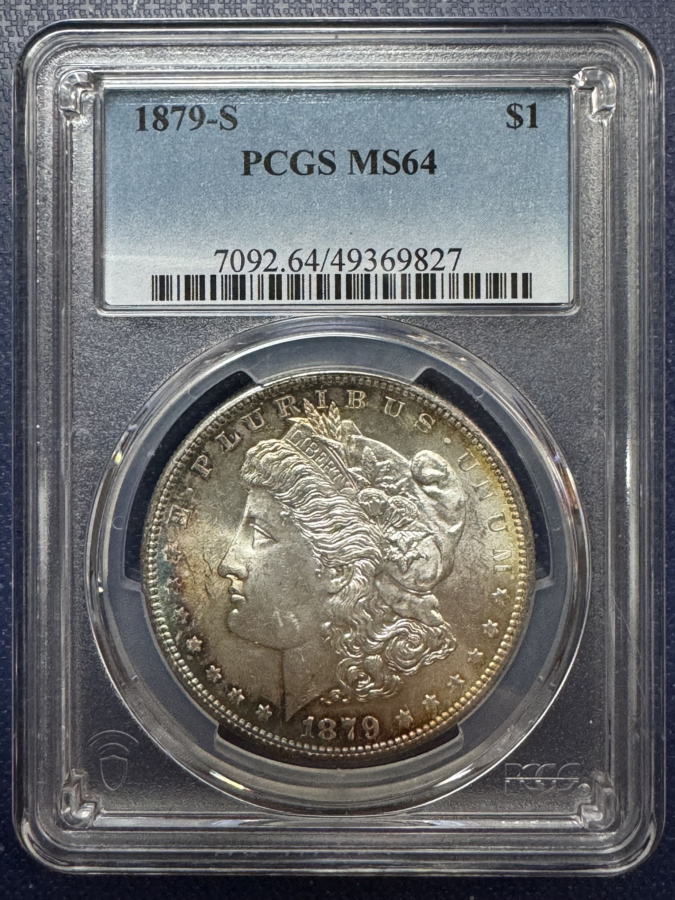 Sharp looking coin - Rainbow toning! - For Sale, Buy Now Online - Item ...