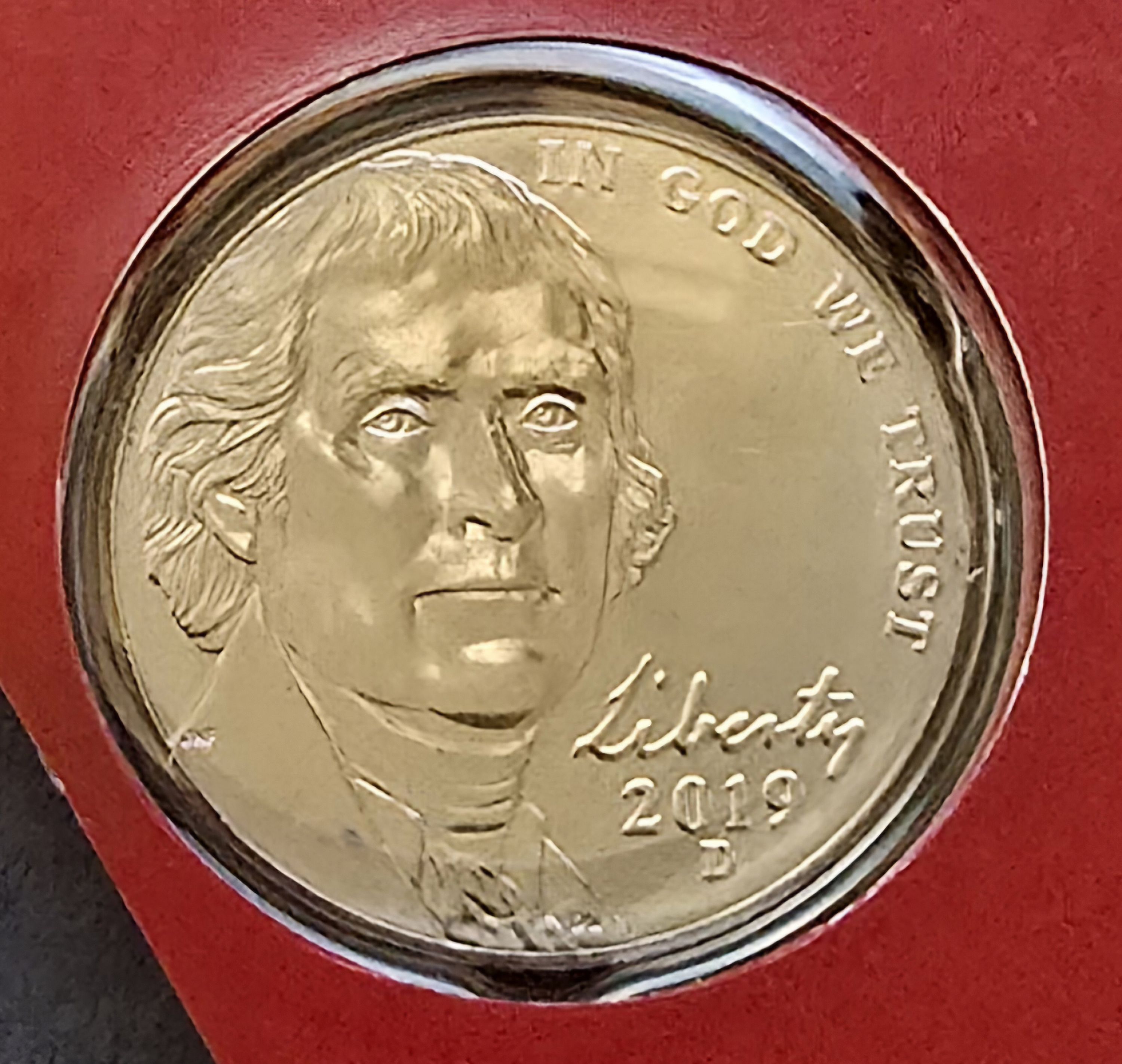 2019-D Jefferson Nickel - BU in Original Mint Cello (E20) - For Sale ...