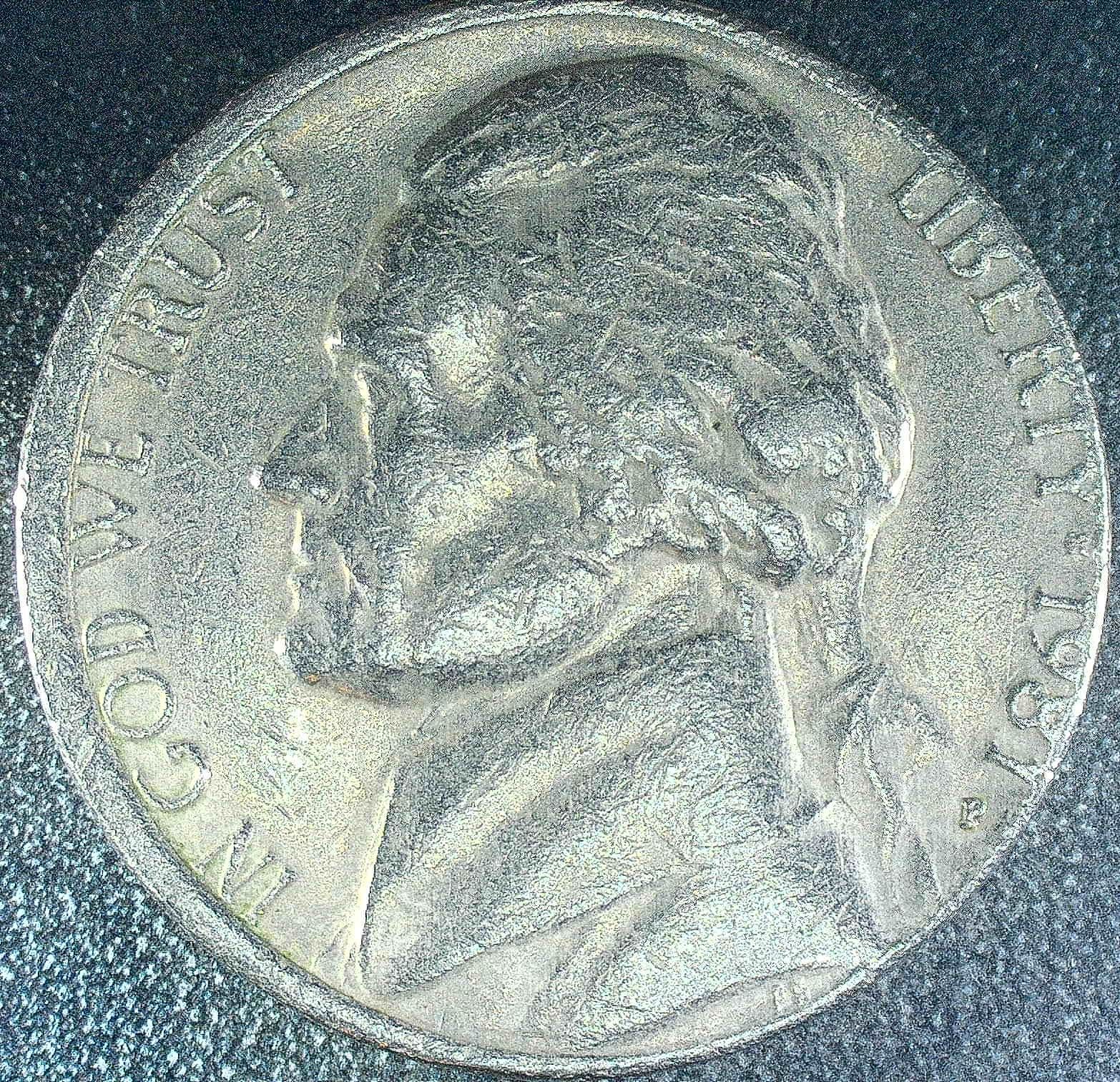1981 P Jefferson Nickel off center obverse - For Sale, Buy Now Online ...