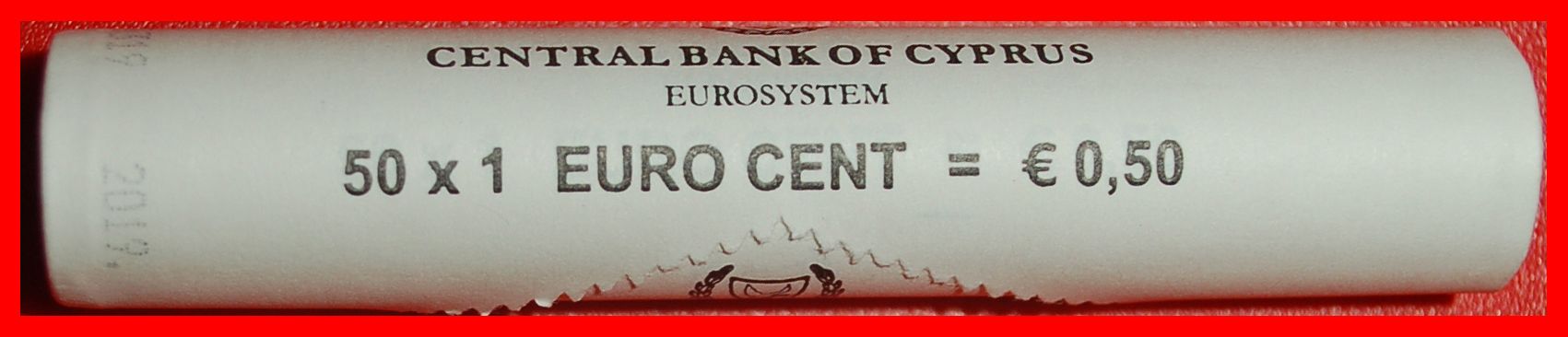 GREECE (2010-2024): CYPRUS ★ 1 EURO CENT 2019 MOUFLON UNC ROLL! - For ...