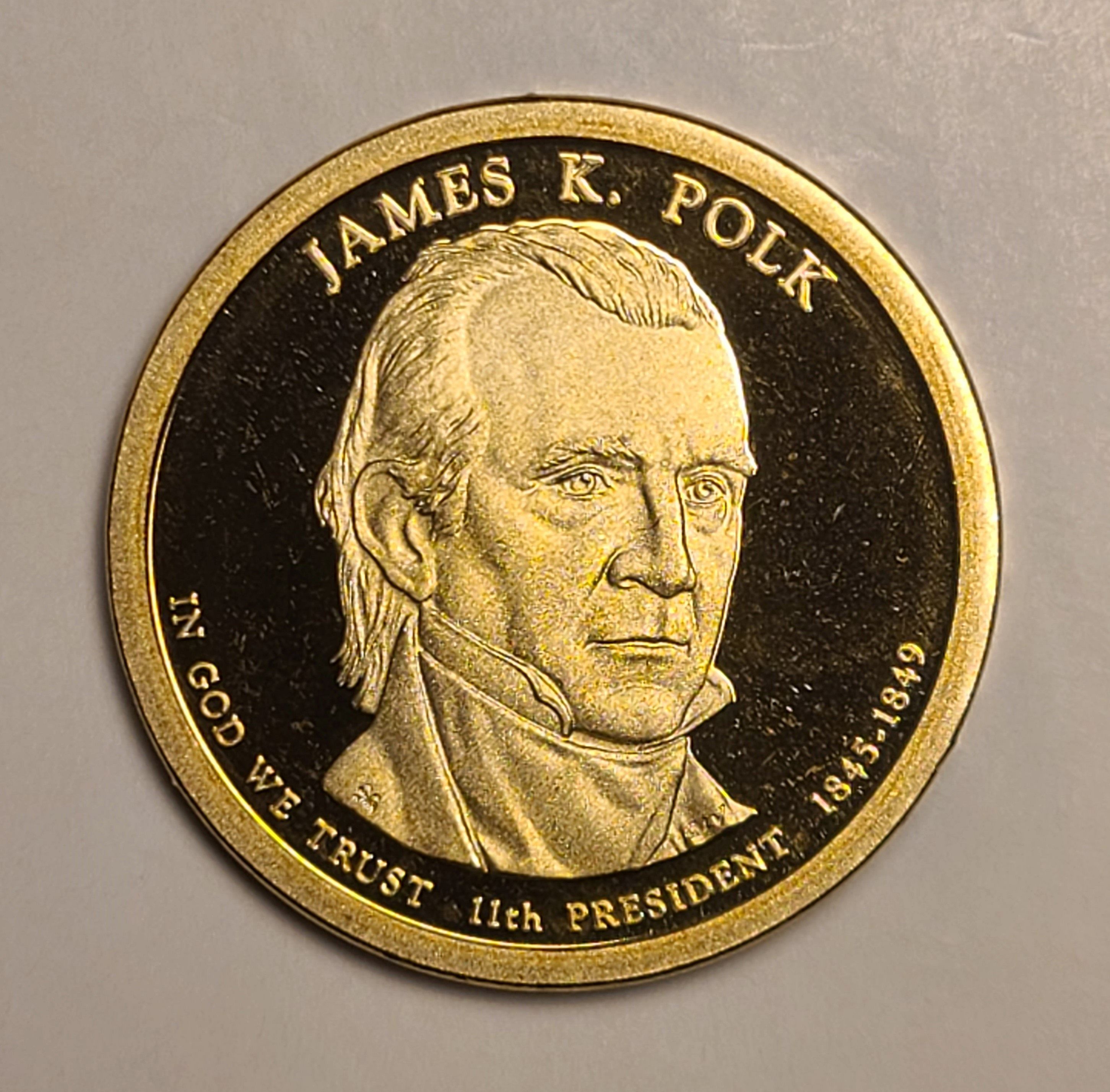 2009-S Polk Presidential Dollar Proof-65 (GEM) - For Sale, Buy Now ...