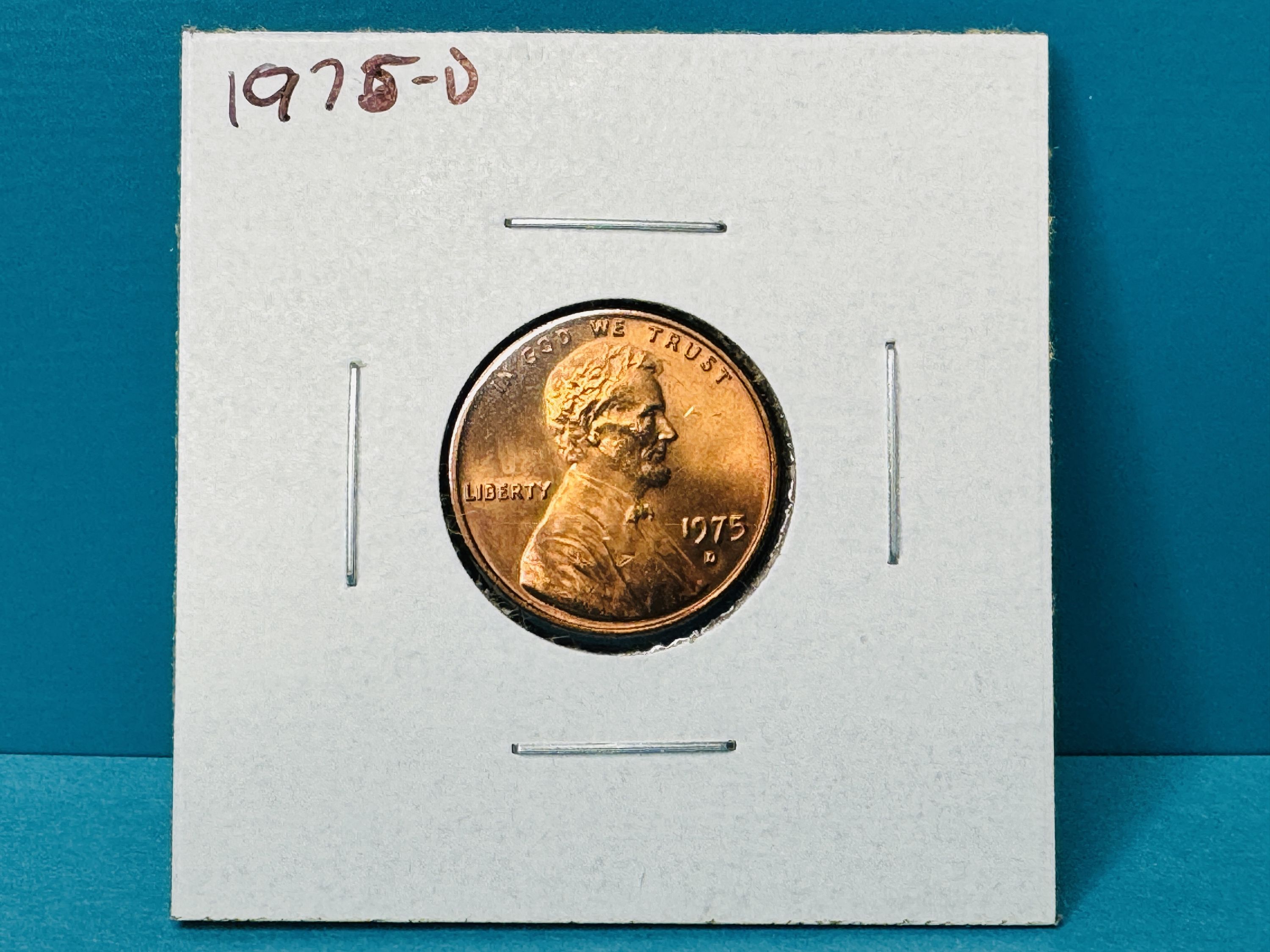 1975-D Lincoln Memorial Cent - For Sale, Buy Now Online - Item #860582