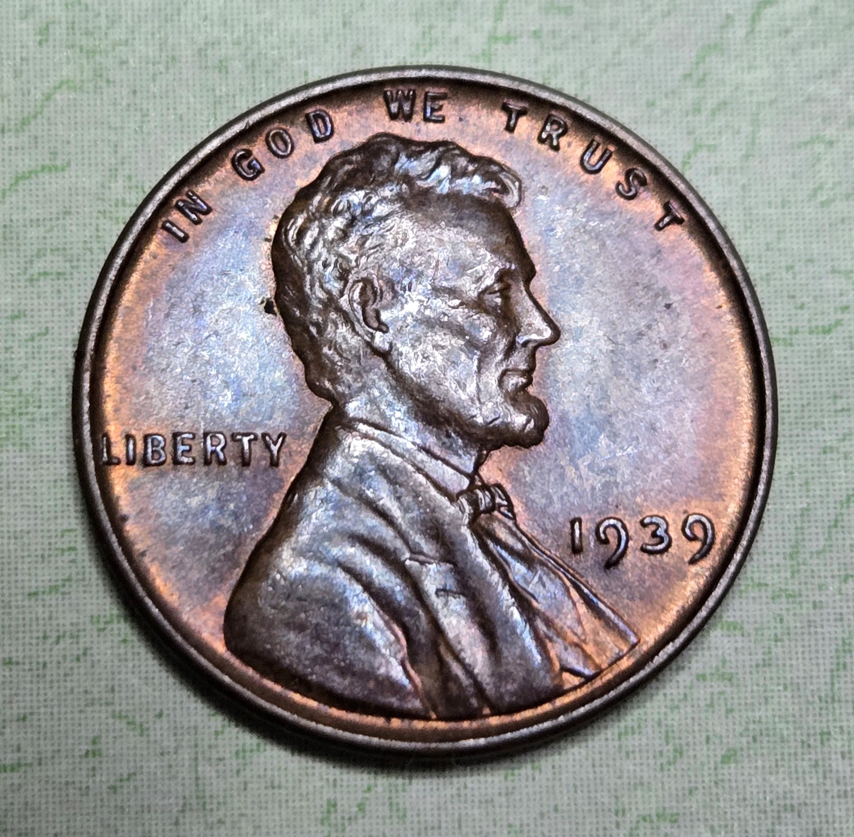 1939 Lincoln Cent MS-63 (Choice BU) - For Sale, Buy Now Online - Item ...