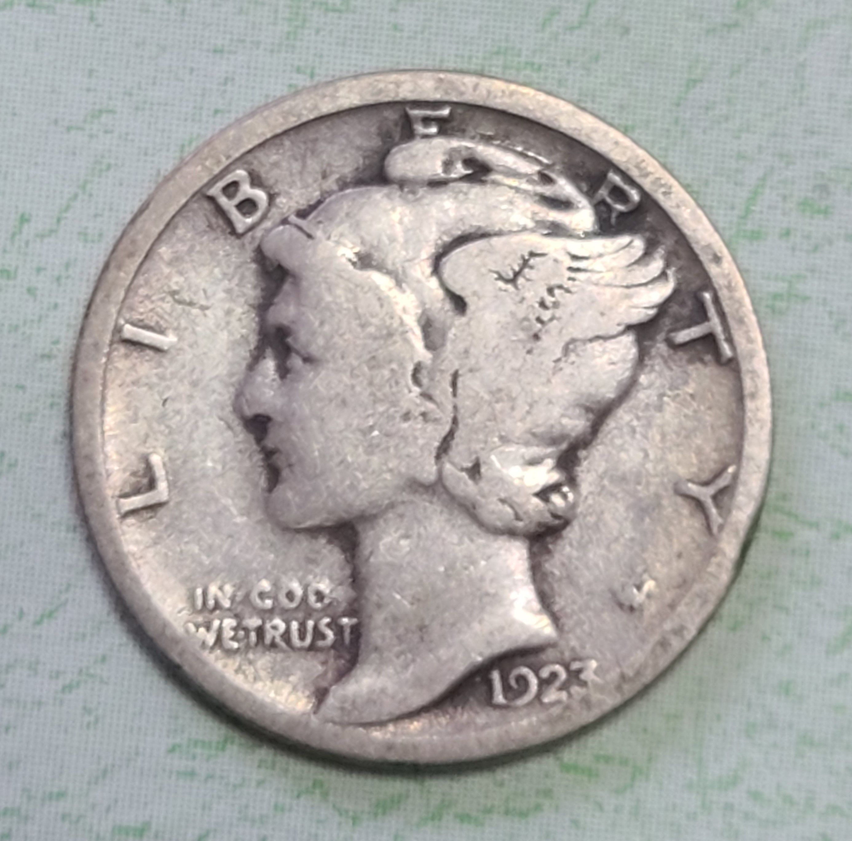 1923-S Mercury Dime Good-6 - For Sale, Buy Now Online - Item #862410