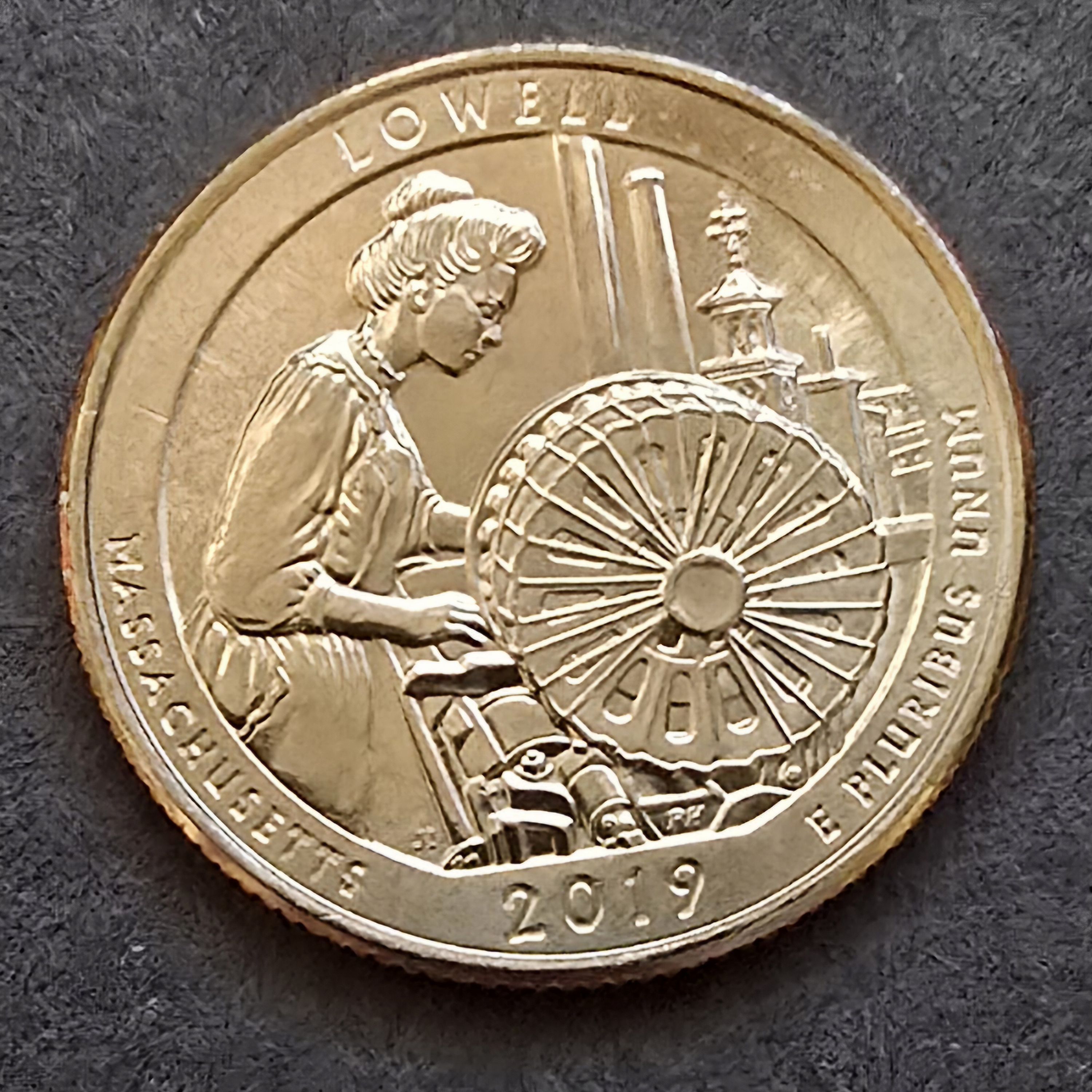 2019-P Lowell Quarter - BU from Bank Roll (A65) - For Sale, Buy Now ...