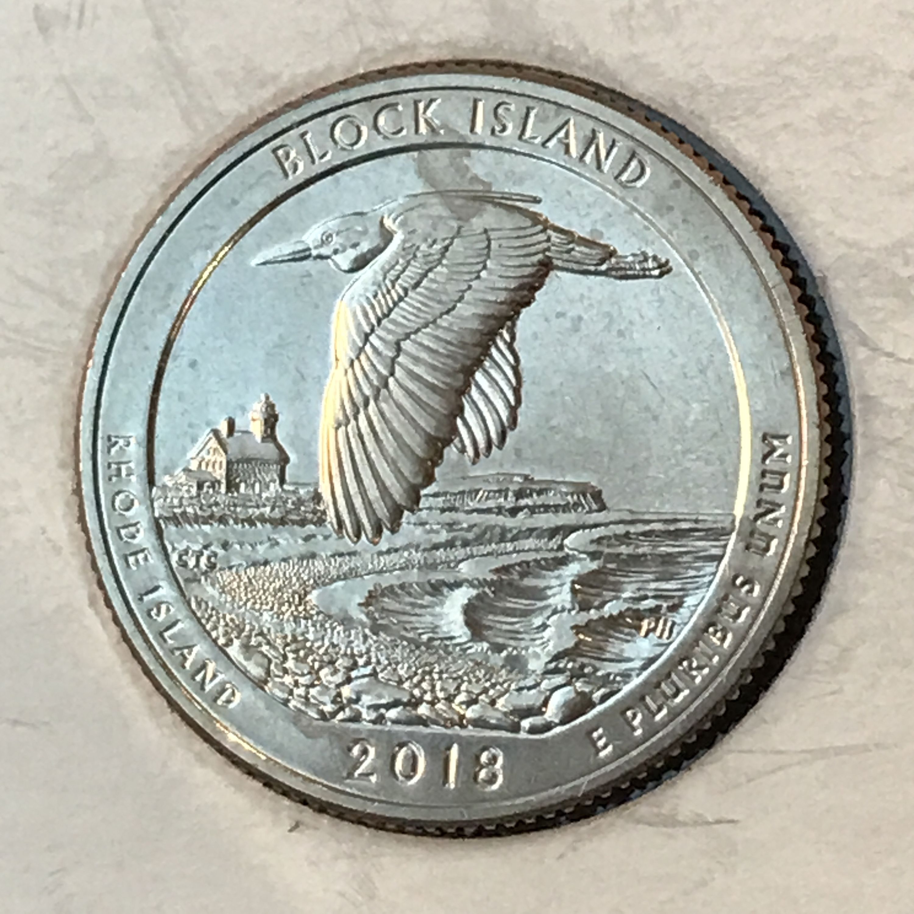 2018 S Block Island ATB Quarter - from a Mint Roll -- (1121-11) - For ...