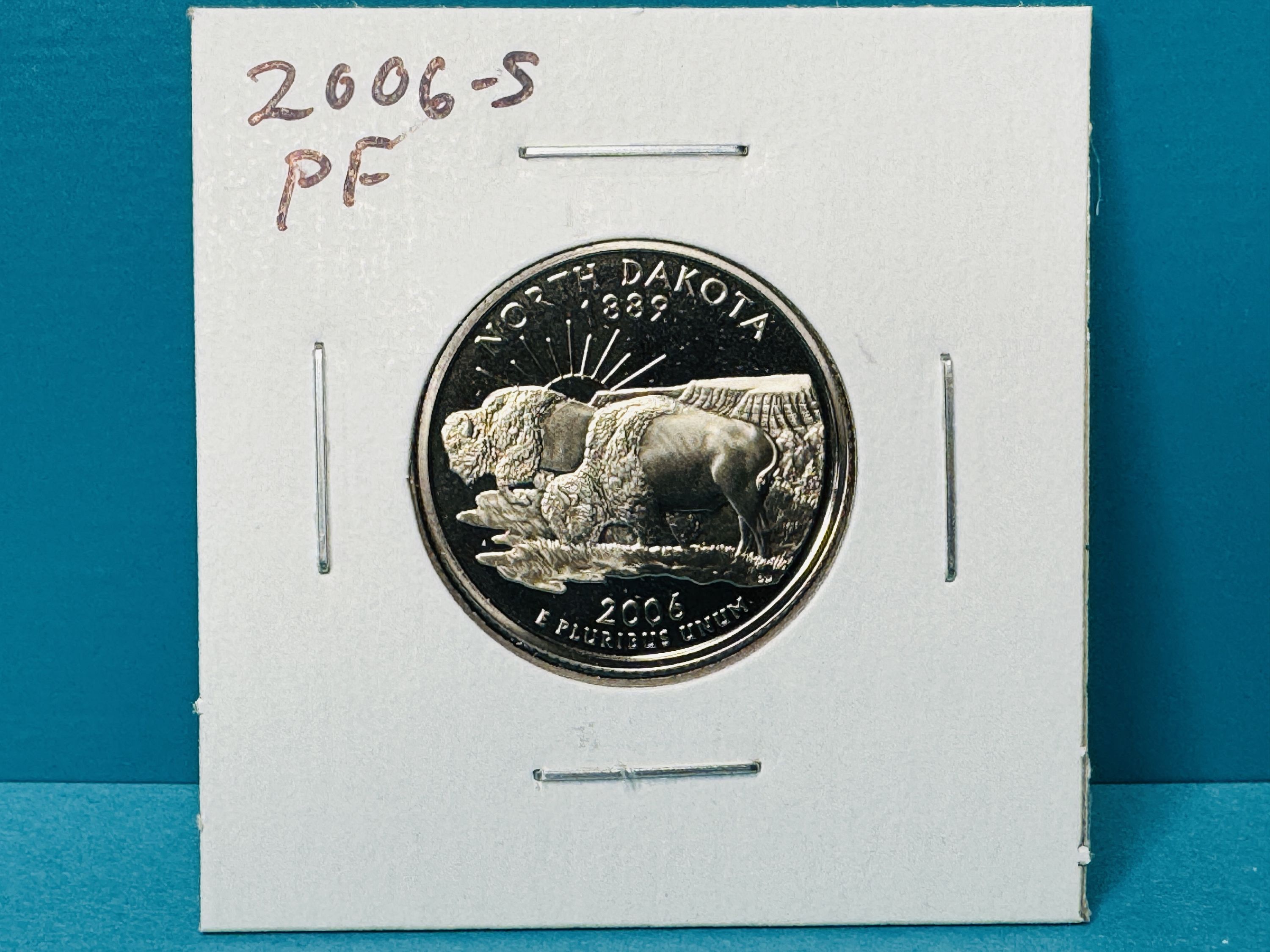 2006-S North Dakota 50 States Quarter - For Sale, Buy Now Online - Item ...