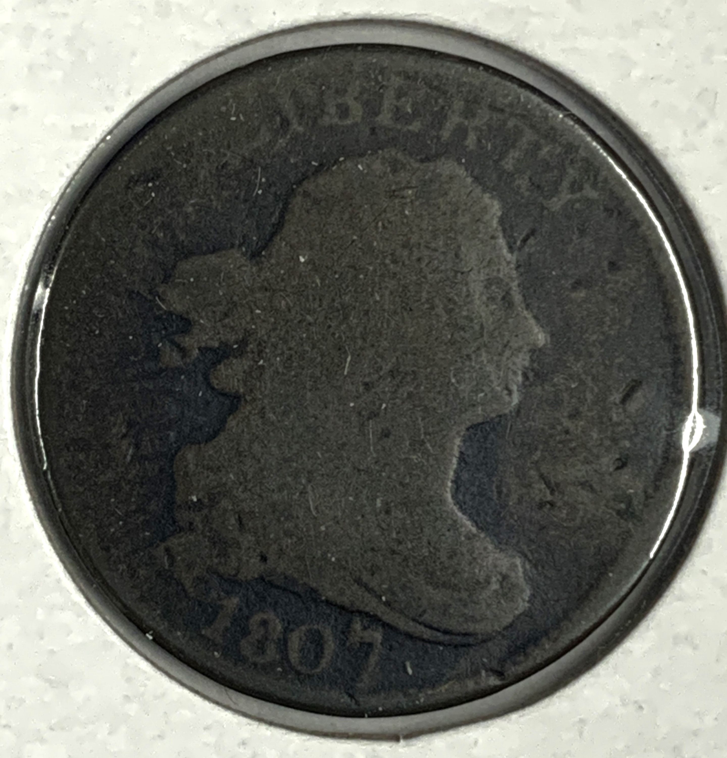 1807 Half Cent, Good (7735) - For Sale, Buy Now Online - Item #862609