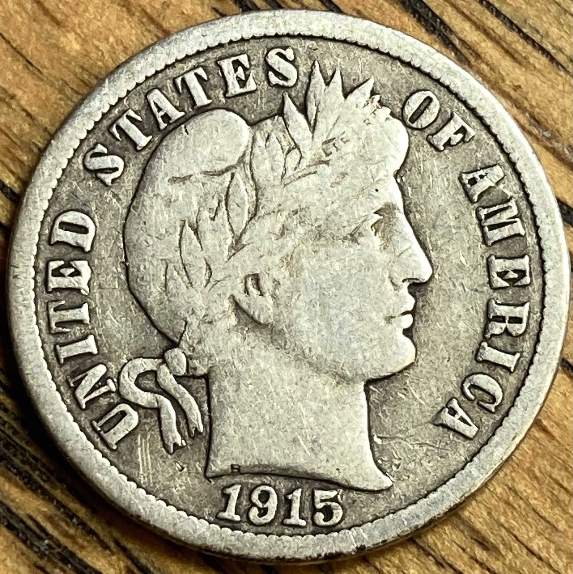 1915 barber dime in FINE condition - For Sale, Buy Now Online - Item ...