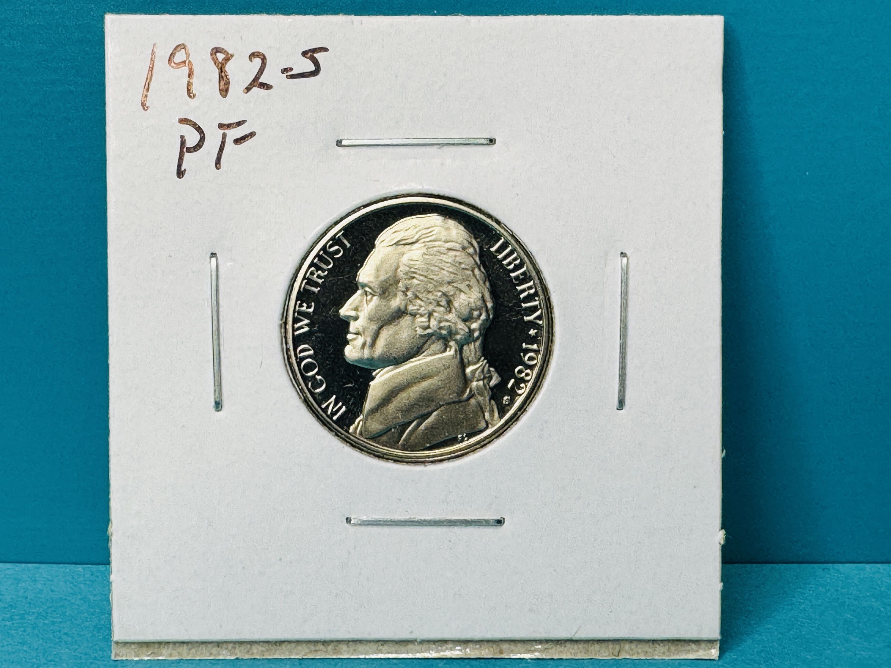 1982-S Proof Jefferson Nickel - For Sale, Buy Now Online - Item #865296