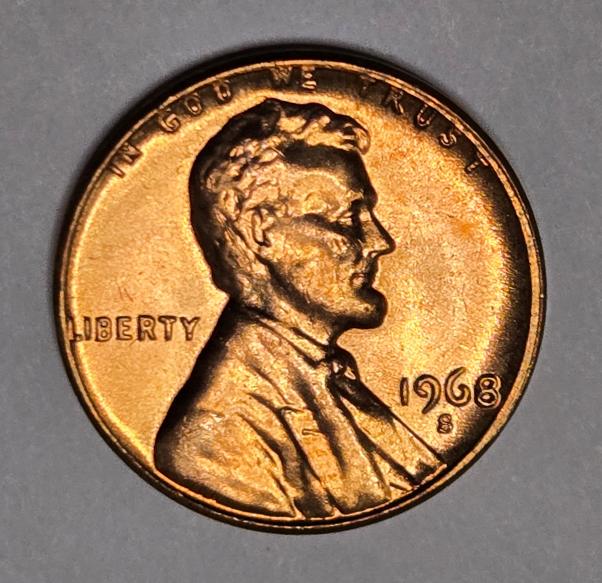 1968-S Lincoln Cent MS-65 (GEM) RED - For Sale, Buy Now Online - Item ...