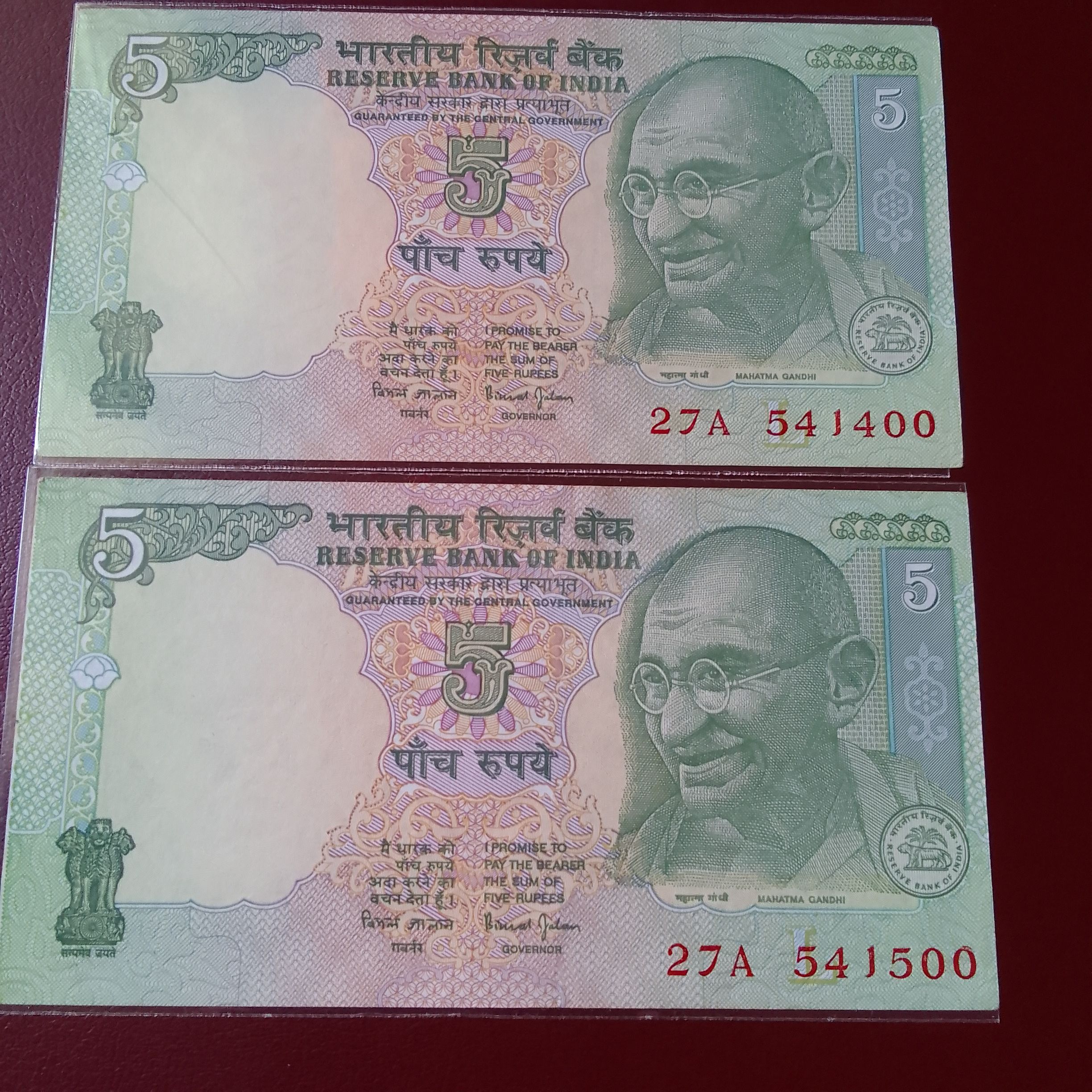 541400..541500.. INDIA 5 RUPEE NOTE.. UNC - For Sale, Buy Now Online ...