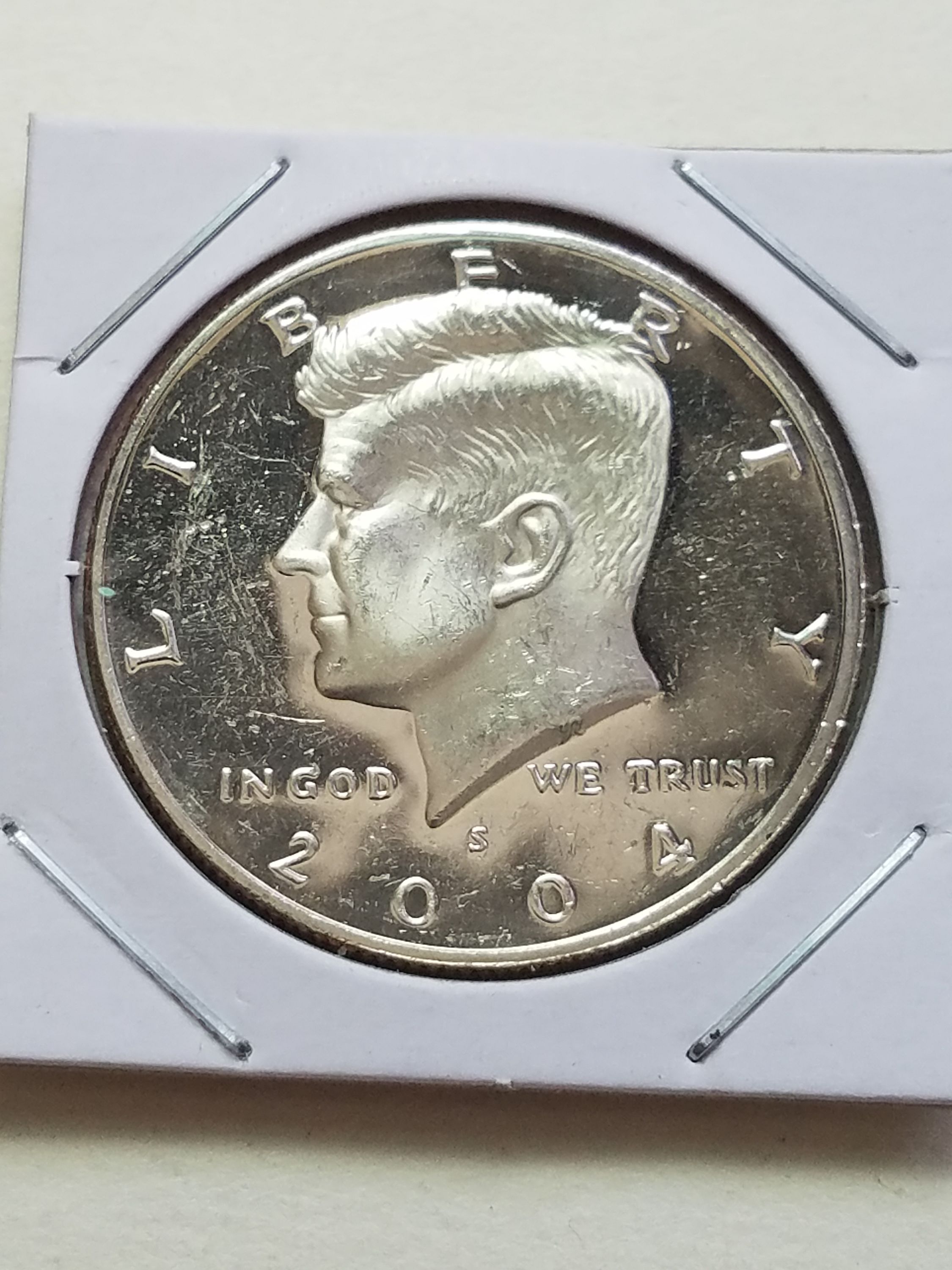 2004 S Kennedy Half Dollar Proof with Finning Error - For Sale, Buy Now ...