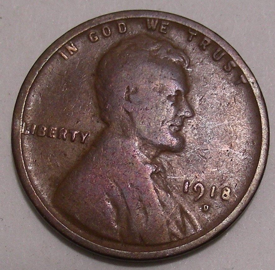 1918-D Lincoln Cent - For Sale, Buy Now Online - Item #868045