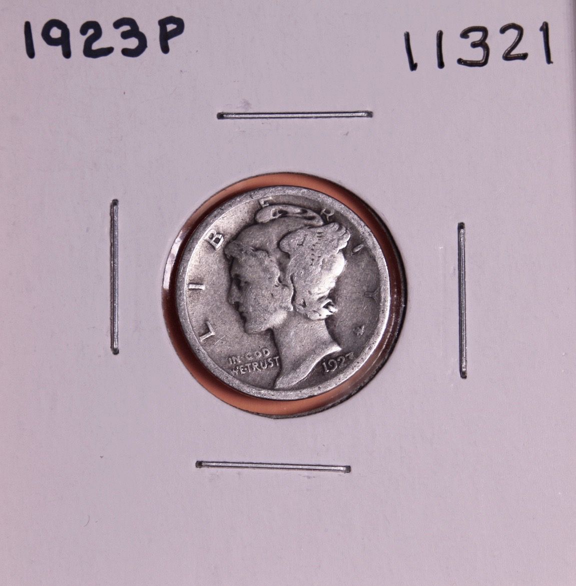 1923 P SILVER MERCURY DIME #11321 - For Sale, Buy Now Online - Item #868265