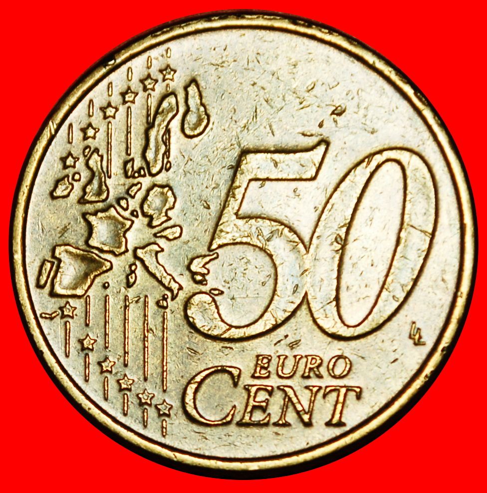 NORDIC GOLD (1999-2006): NETHERLANDS ★ 50 EURO CENTS 2001! BEATRIX ...