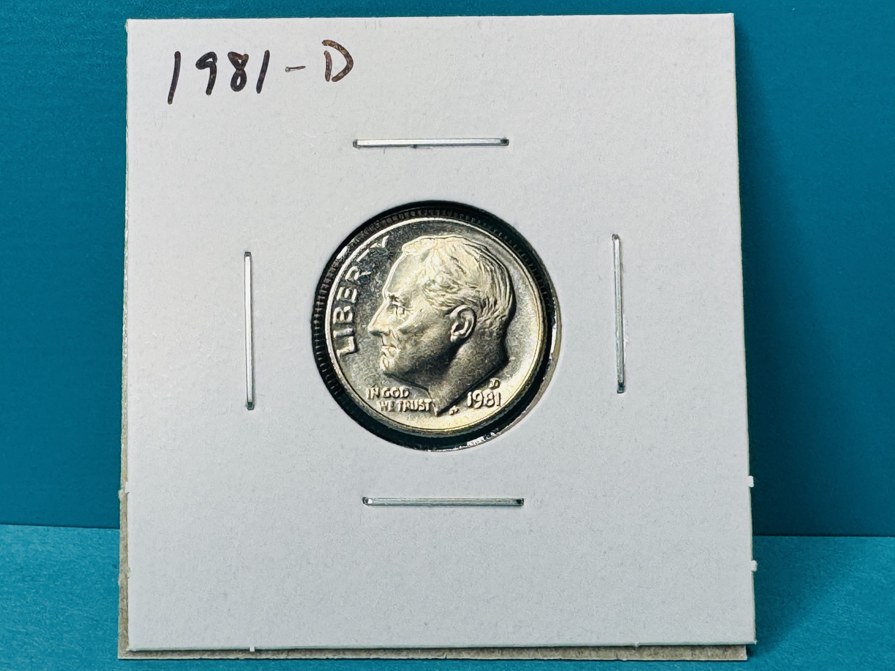 1981-D Roosevelt Dime - For Sale, Buy Now Online - Item #868585