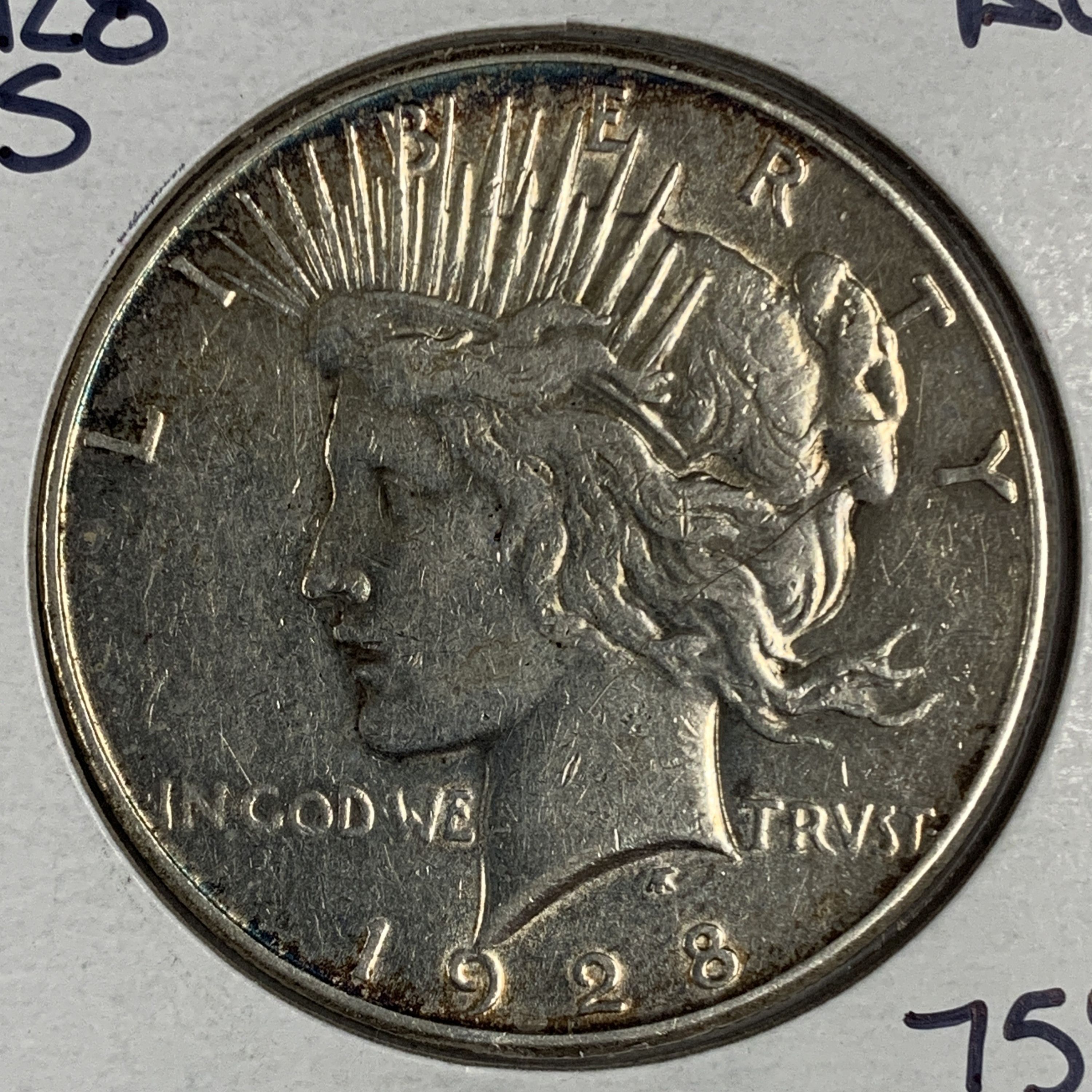 1928-S Peace Silver Dollar, AU (8124) - For Sale, Buy Now Online - Item ...