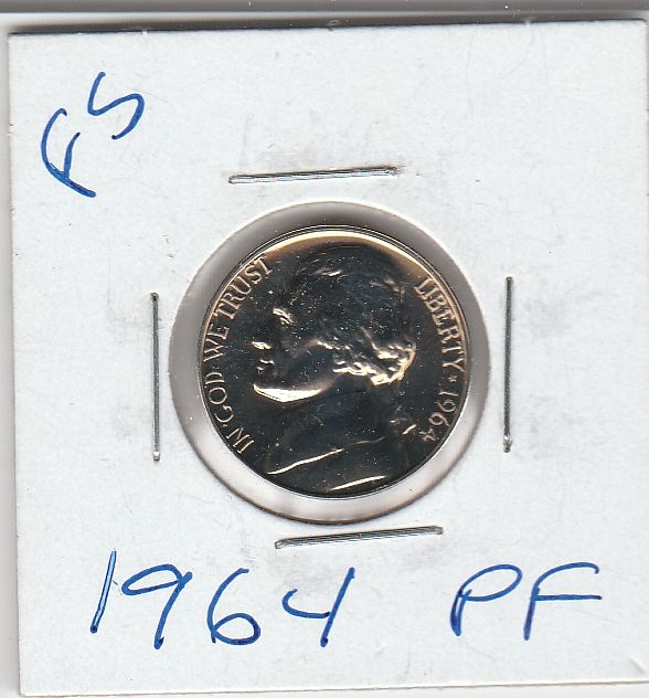 1964 PROOF JEFFERSON NICKEL - For Sale, Buy Now Online - Item #870962