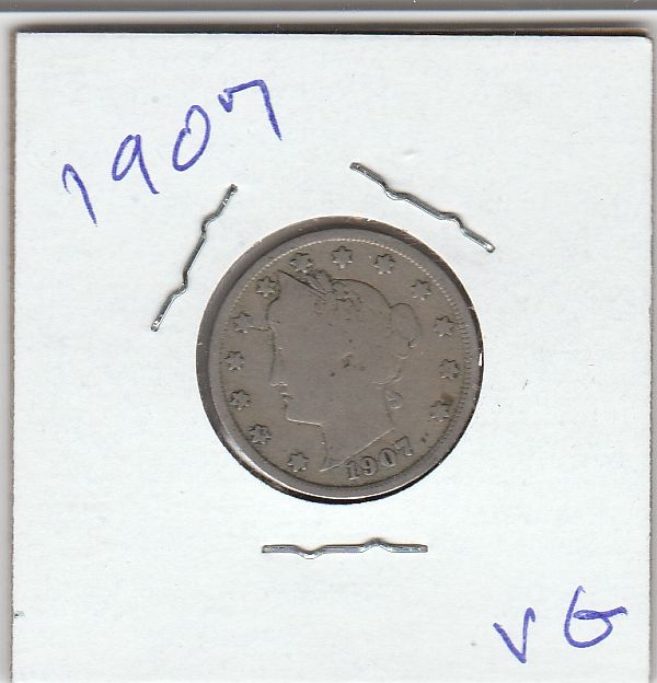 1907 LIBERTY V NICKEL - For Sale, Buy Now Online - Item #870970