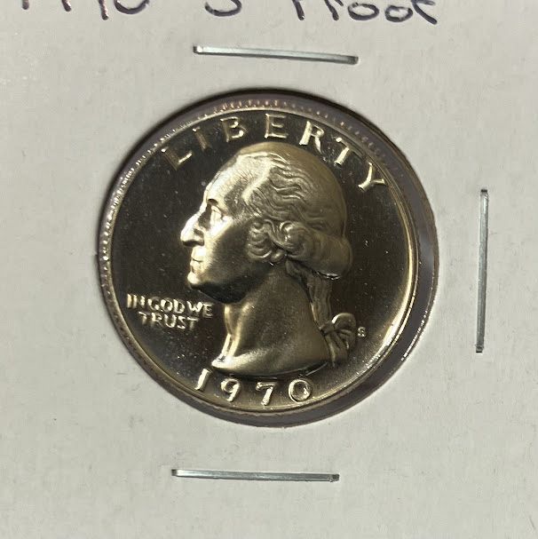 1970 S Proof Washington quarter - For Sale, Buy Now Online - Item #871764