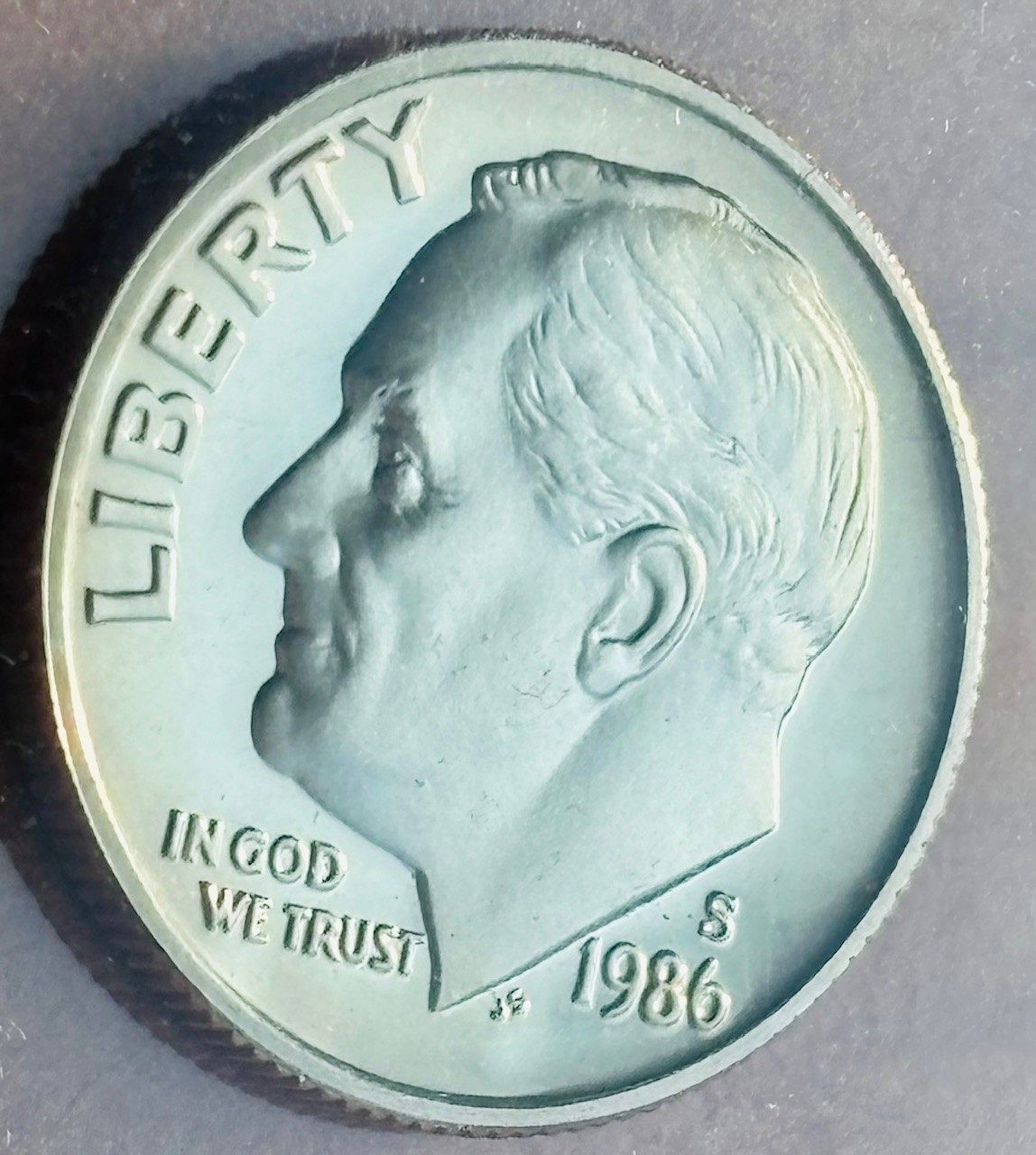 1986-S Proof Roosevelt Dime - For Sale, Buy Now Online - Item #871890