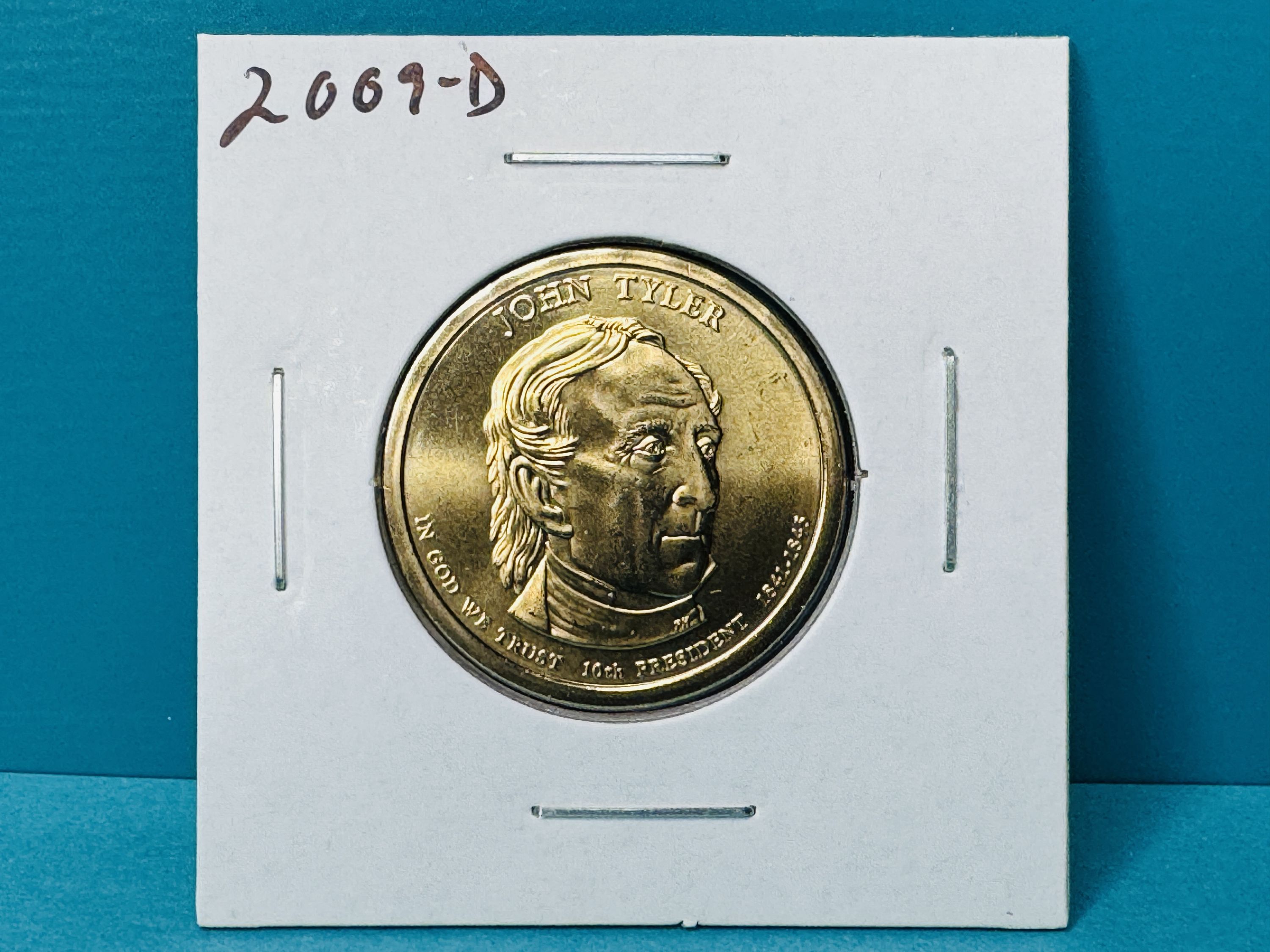 2009-D John Tyler Presidential Dollar - For Sale, Buy Now Online - Item ...