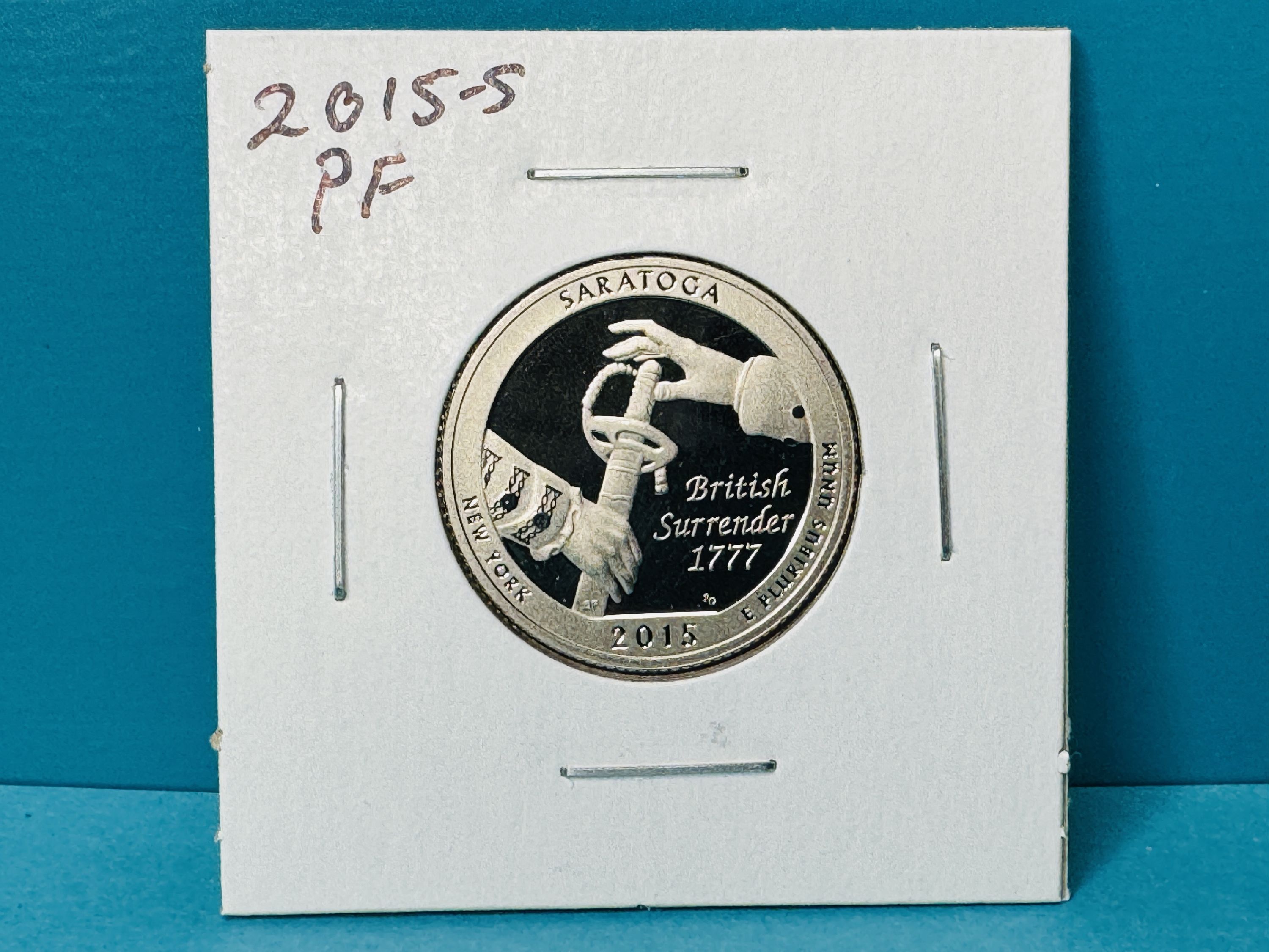 2015-S Proof Saratoga ATB Quarter - For Sale, Buy Now Online - Item #875095