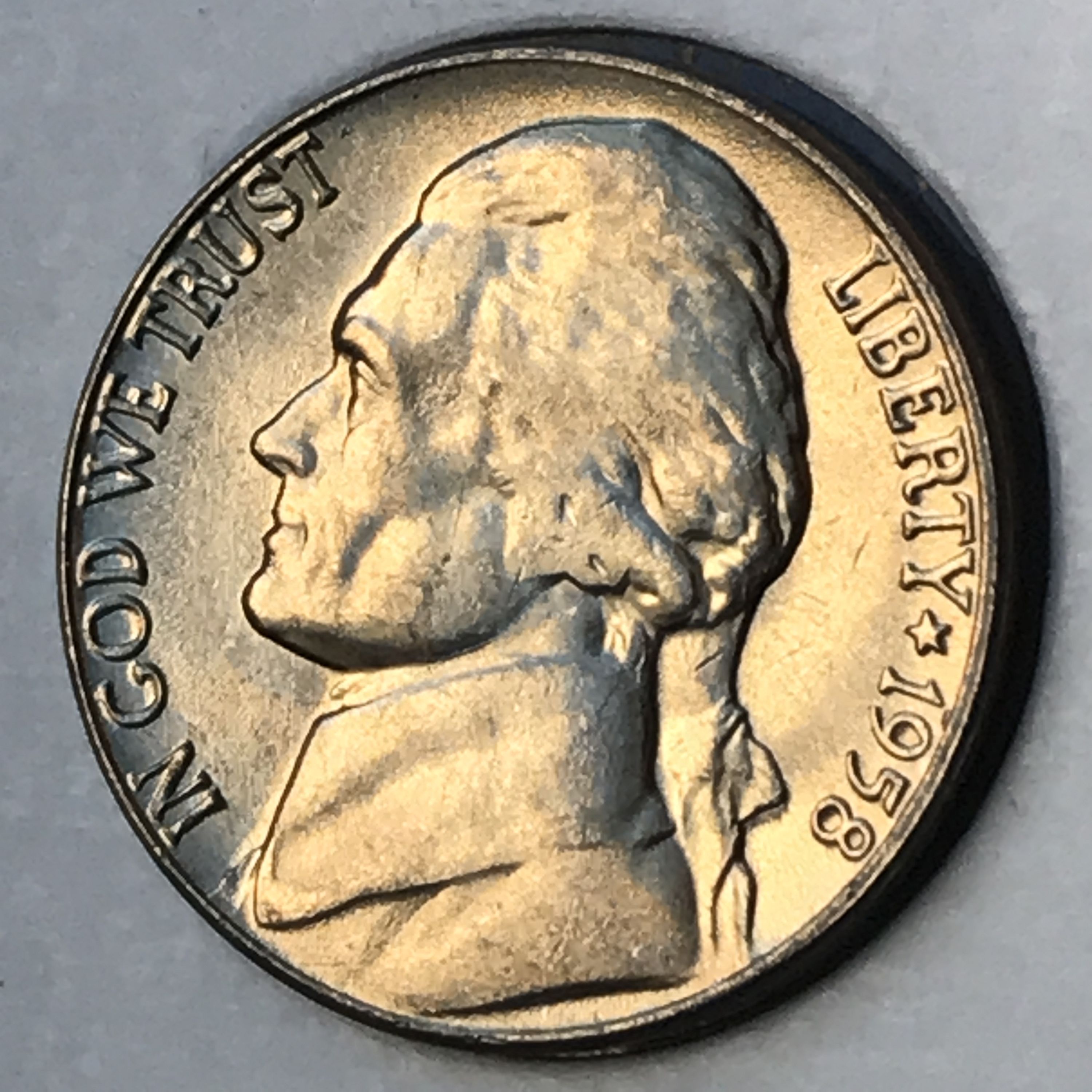 1958 D Uncirculated Jefferson Nickel (0125-8) - For Sale, Buy Now ...