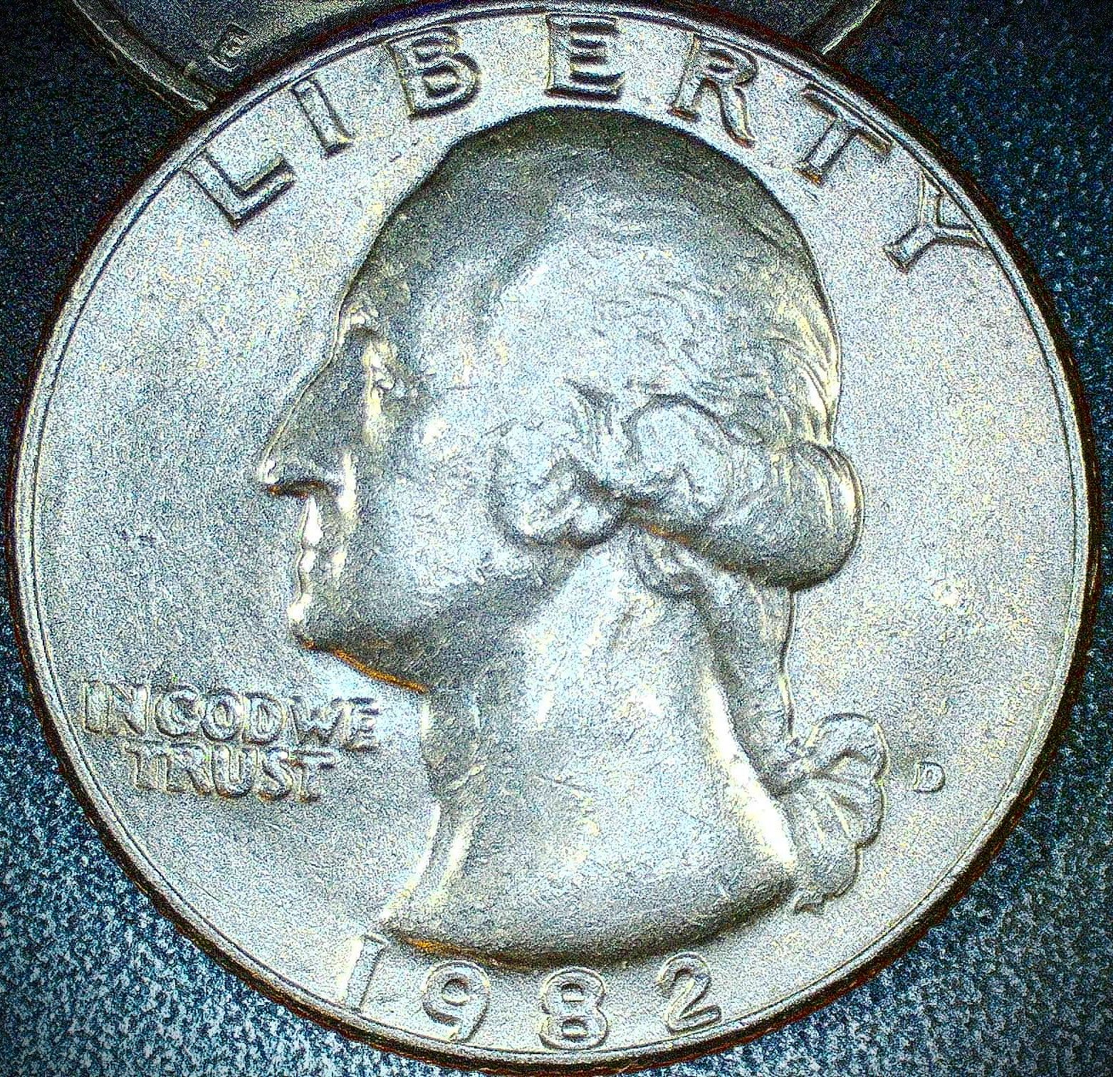 1982 D Washington Quarter AU - For Sale, Buy Now Online - Item #875984