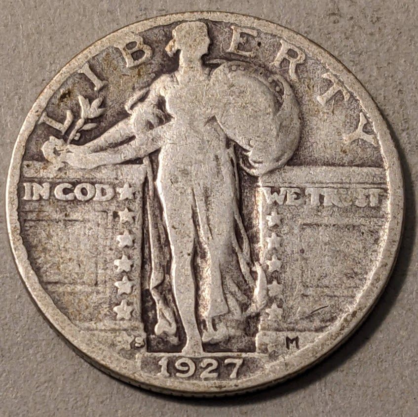 1927-S Standing Liberty Quarter - For Sale, Buy Now Online - Item #877533