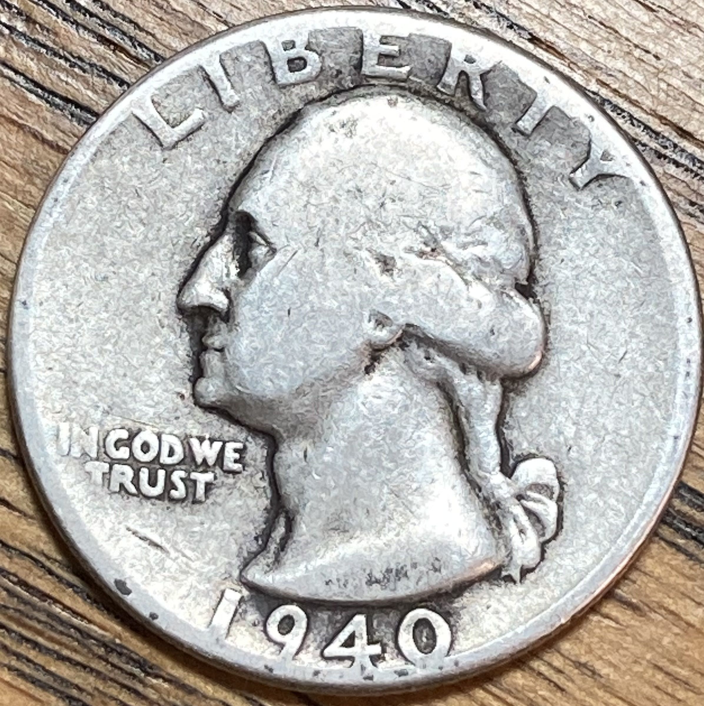 1940 Washington quarter in GOOD condition - For Sale, Buy Now Online ...
