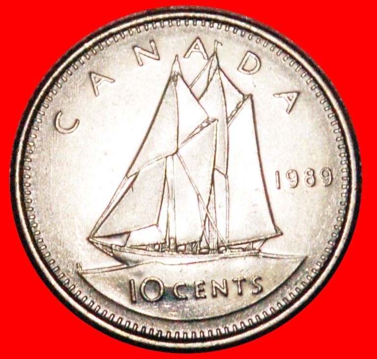 SHIP (1937-2025): CANADA ★ 10 CENTS 1989 MINT LUSTRE! - For Sale, Buy ...