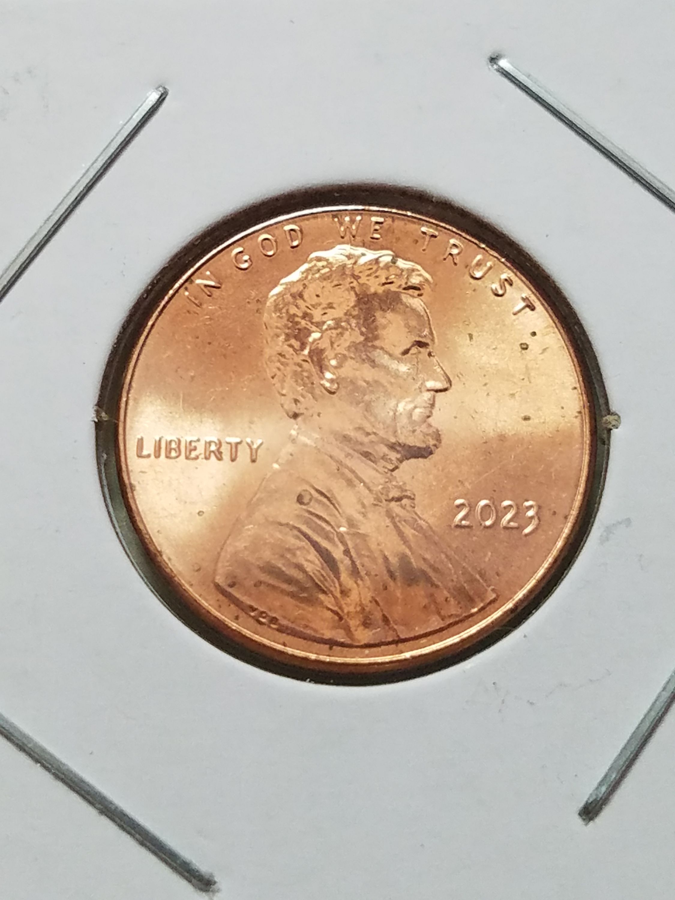 2023 P Lincoln Shield Cent Penny SPIKED HEAD Die Break Error - For Sale ...