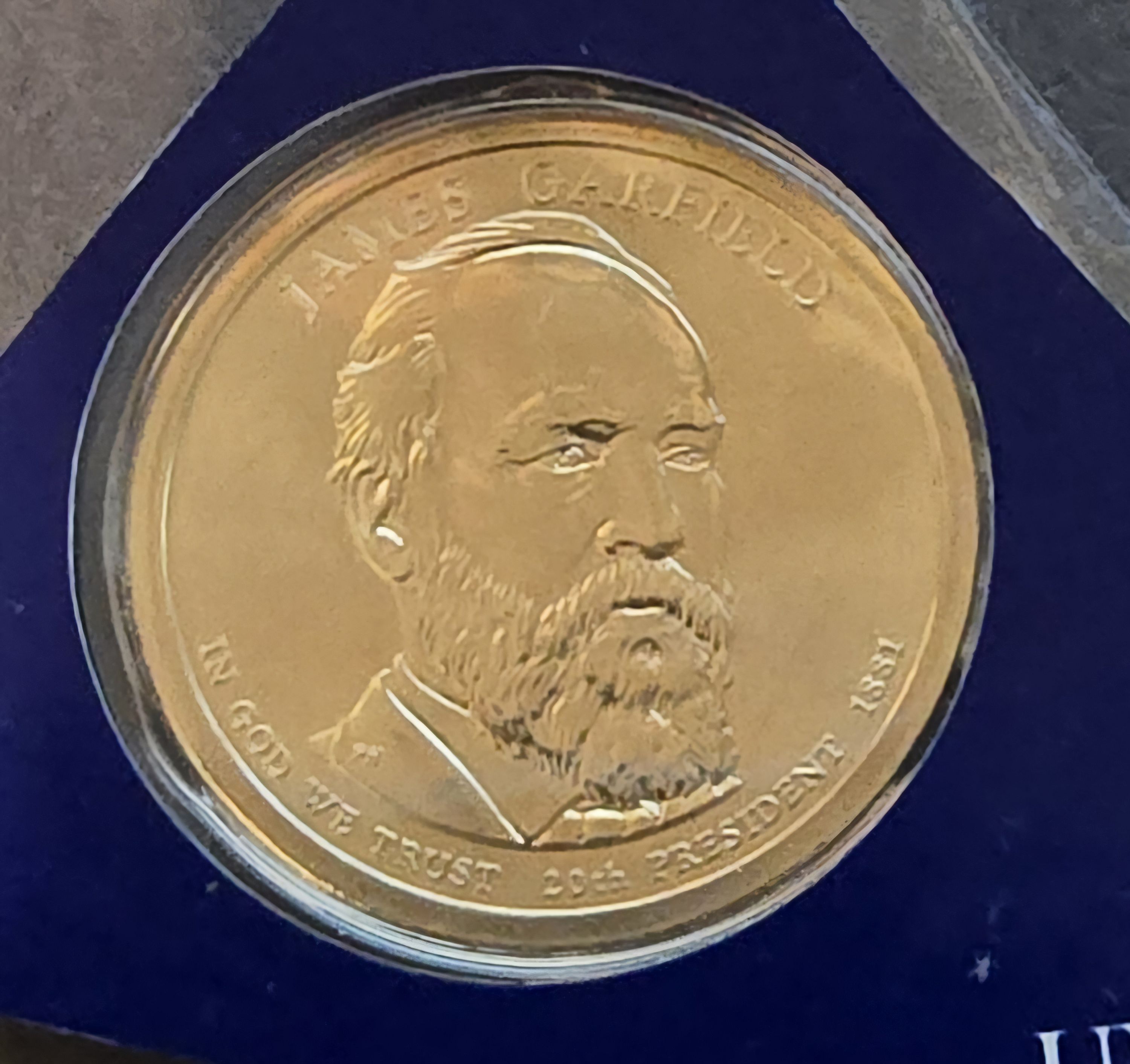 2011-P Garfield Dollar - BU in Original Mint Cello (G42) - For Sale ...