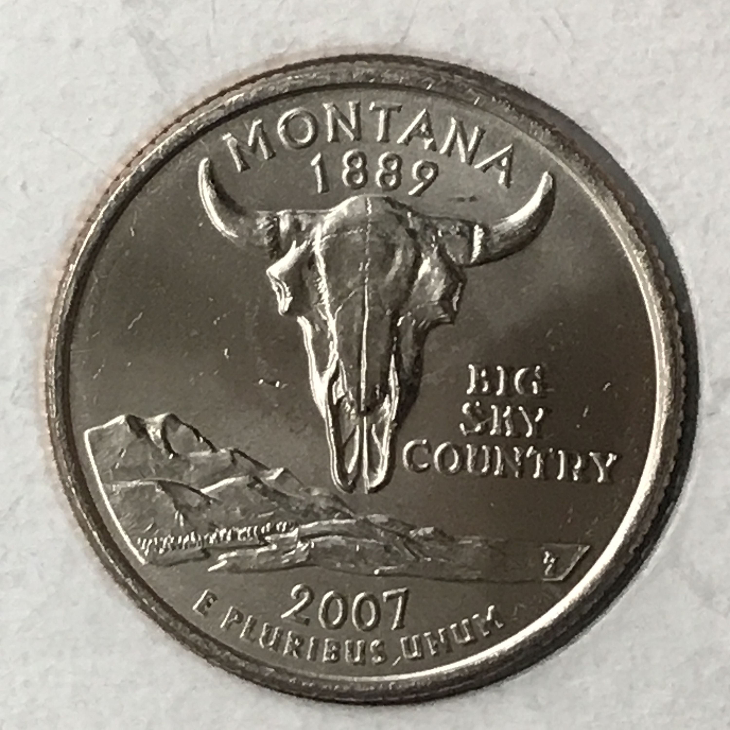 2007 P Uncirculated 50 States Quarter -- Montana -- (0208-13) - For ...