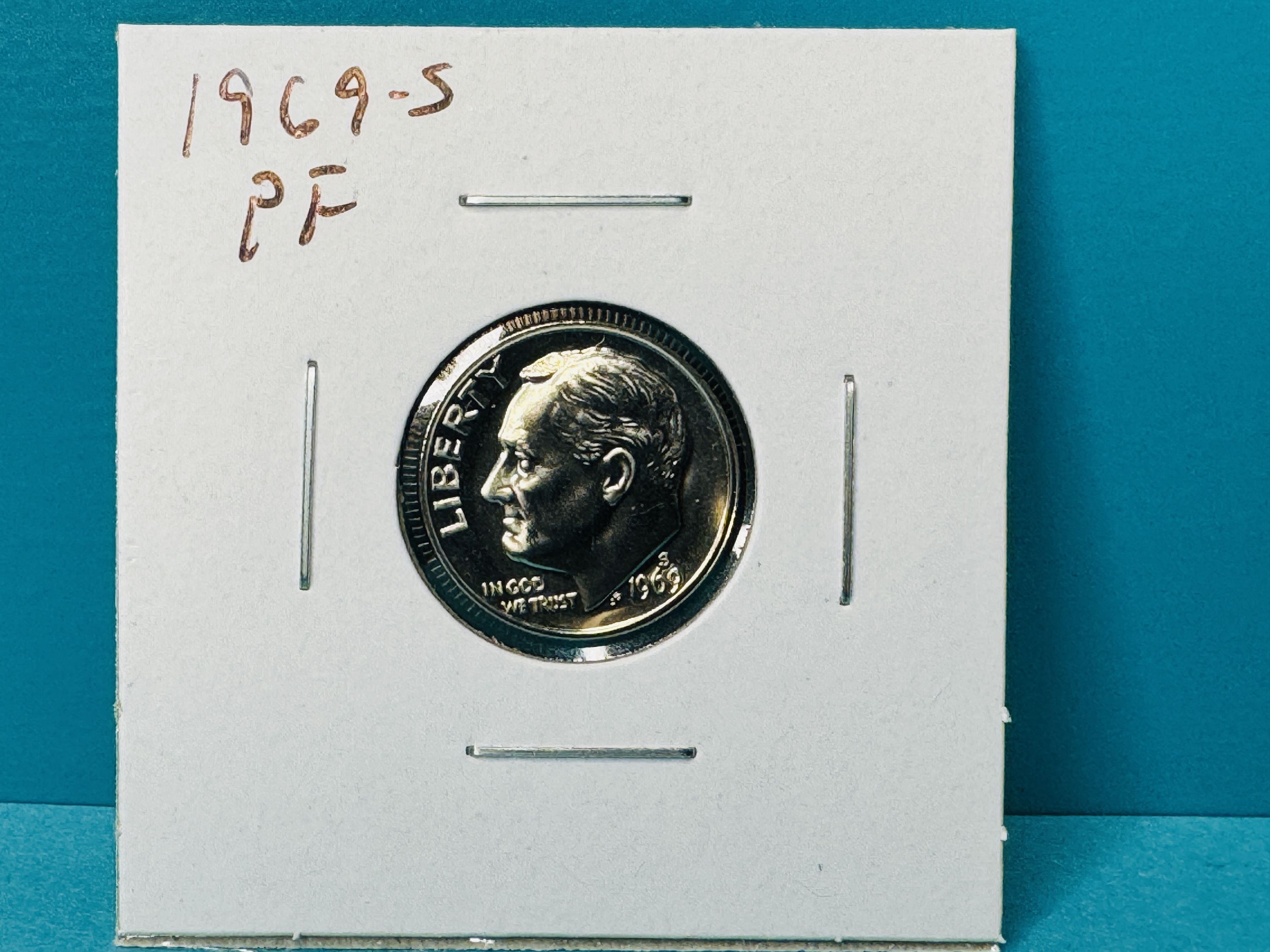 1969-S Proof Roosevelt Dime - For Sale, Buy Now Online - Item #880778